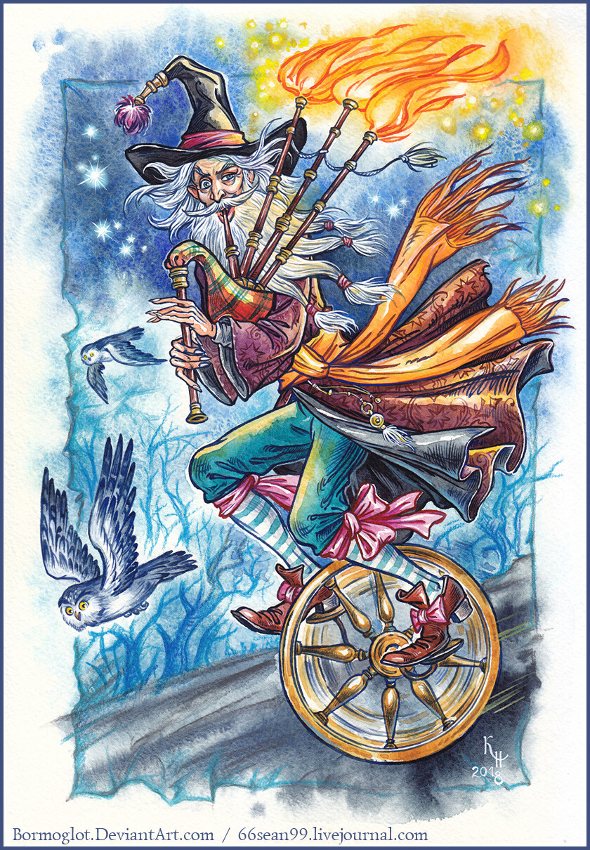 ArtStation - Scottish wizard.