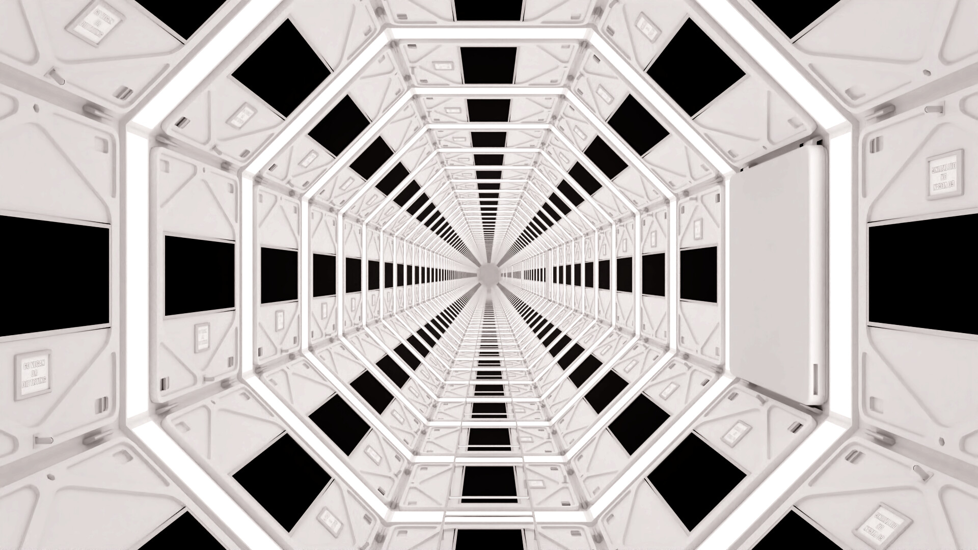 ArtStation - 2019: A Space Re-creation, Endless Corridor