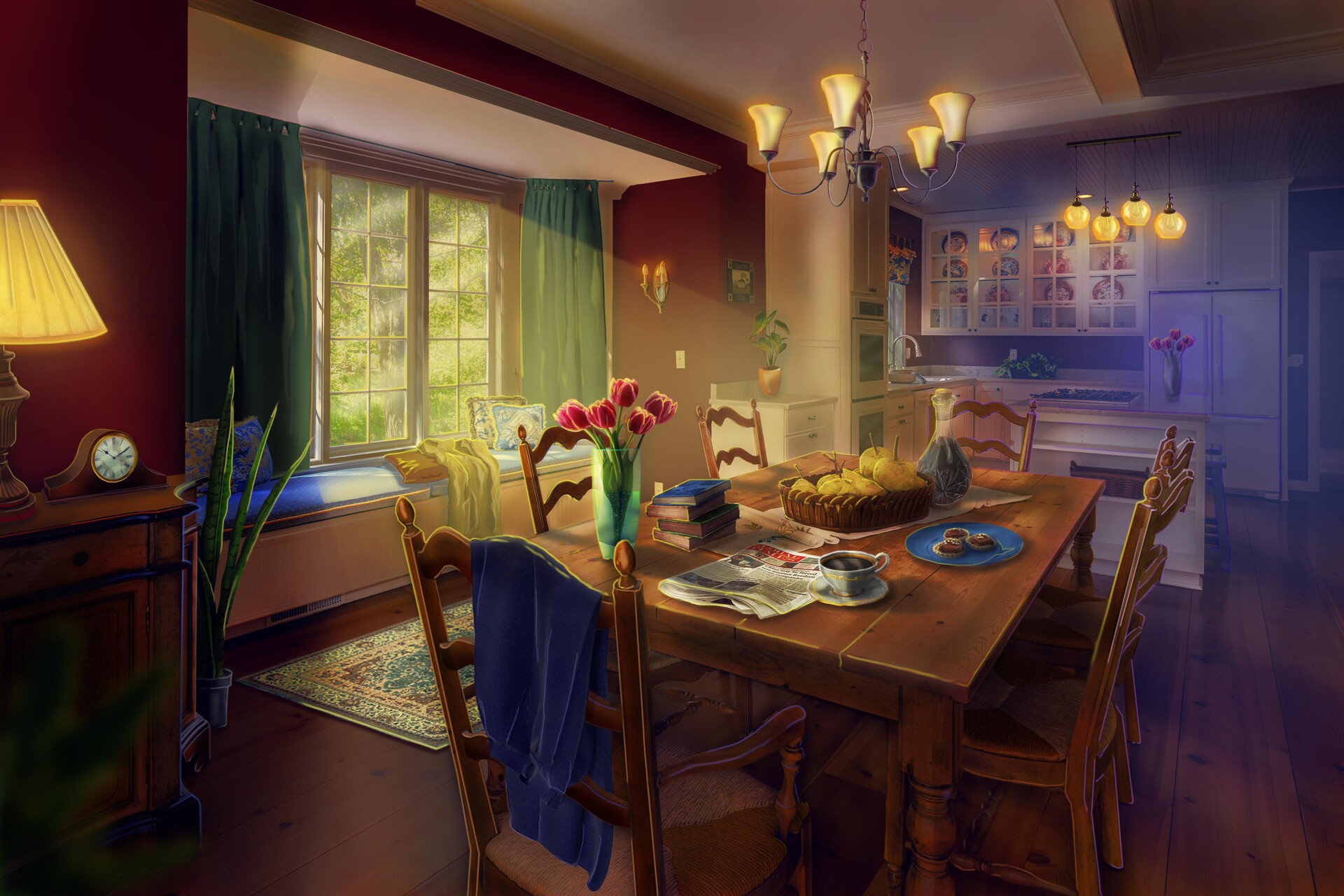 ArtStation - HOPA scene // House of forgotten past // Esoter