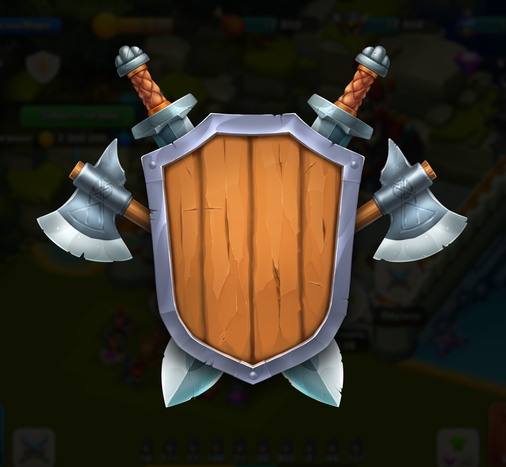 ArtStation - UI Decor for Mobile game.