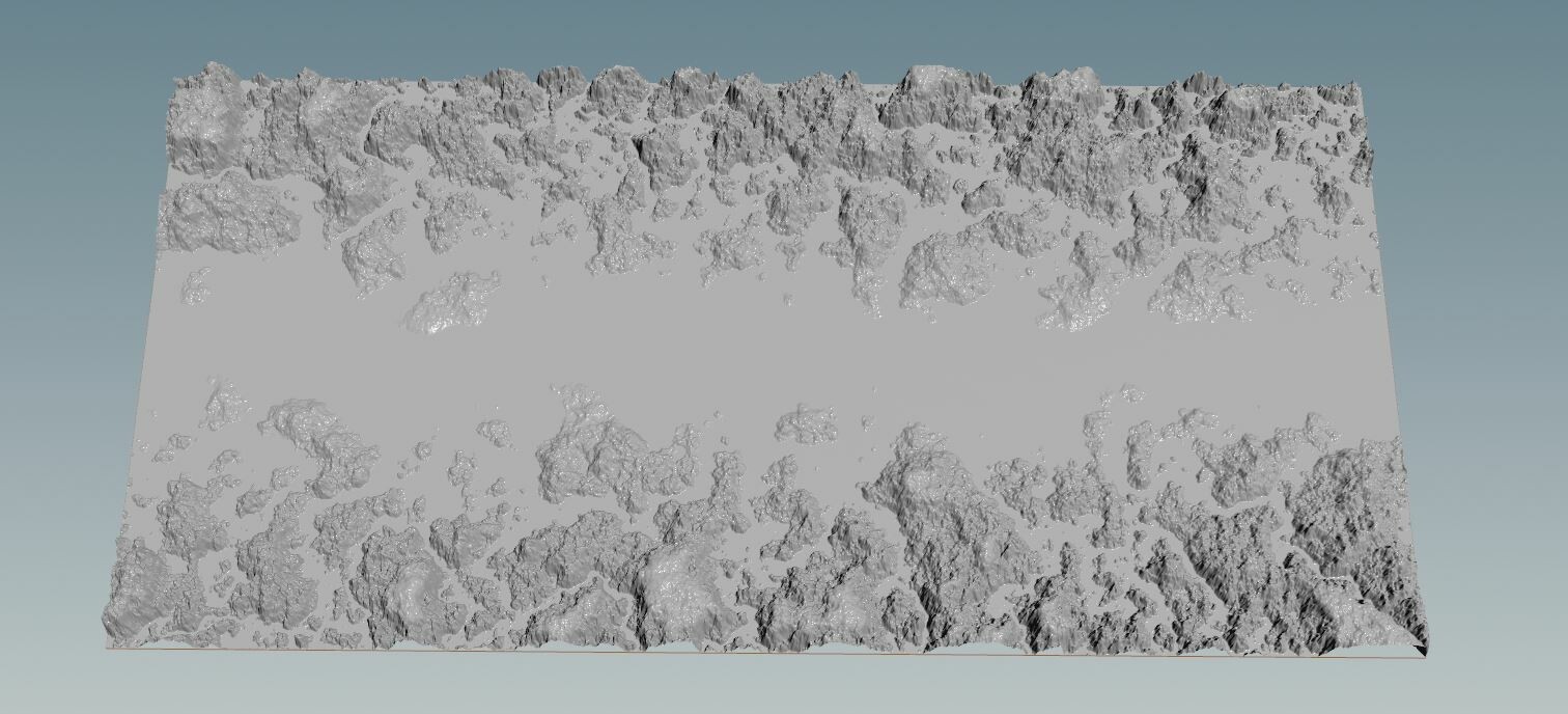 ArtStation - River with realistic rock formations around it