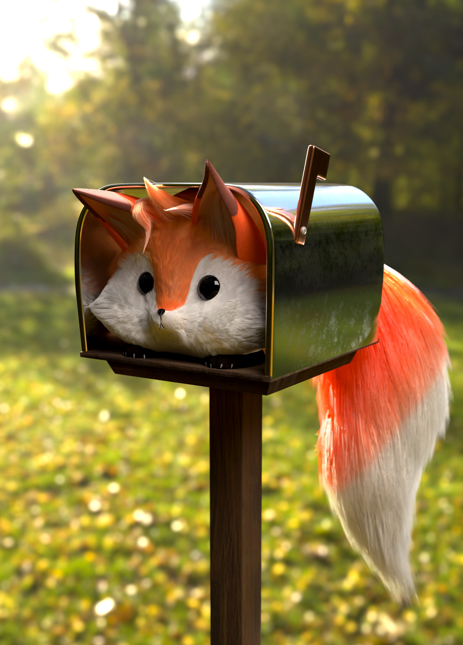 ArtStation - cute fox