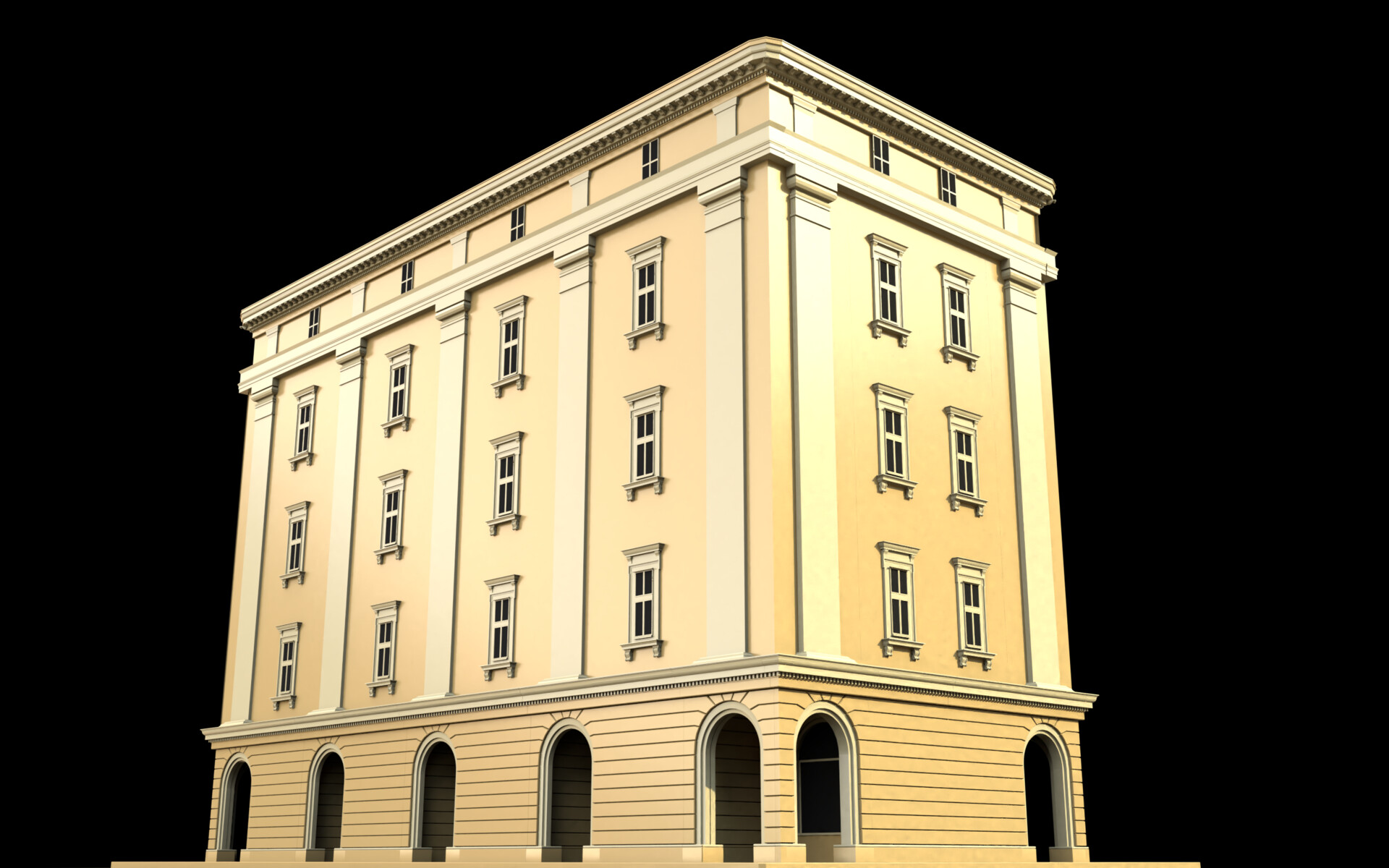 ArtStation - Modular Neoclassical Exterior