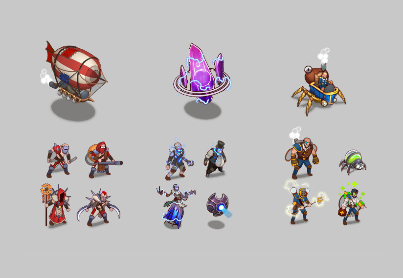 ArtStation - Upcoming Mobile Game - Mobs