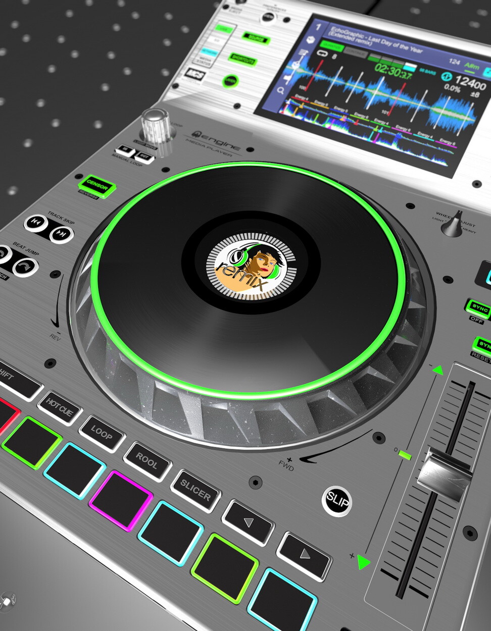 Xabier Izar - 3D | Denon DJ SC5000 Prime series | Made in Cinema 4D