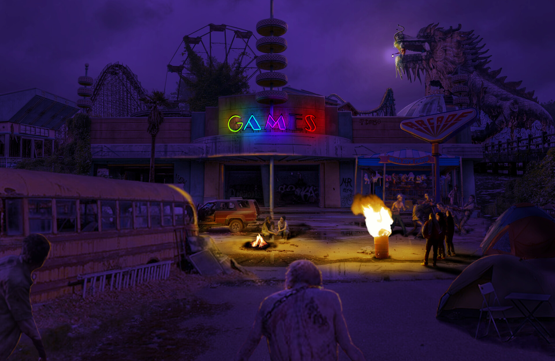 ArtStation - Zombie apocalypse
