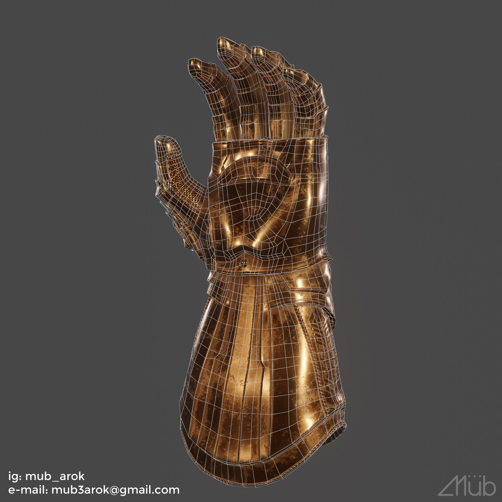 Alfin Mubarok - MCU's Infinity War Gauntlet