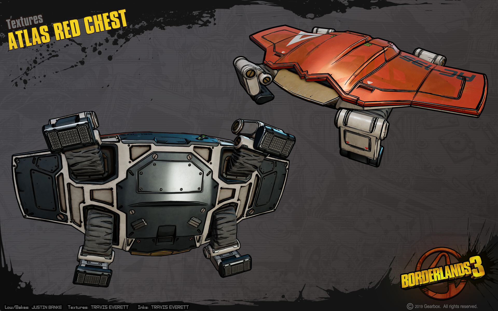 Travis Everett - Atlas Red Chest - Borderlands 3