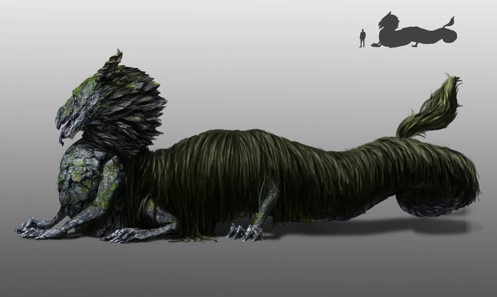 ArtStation - Mossy Dragon