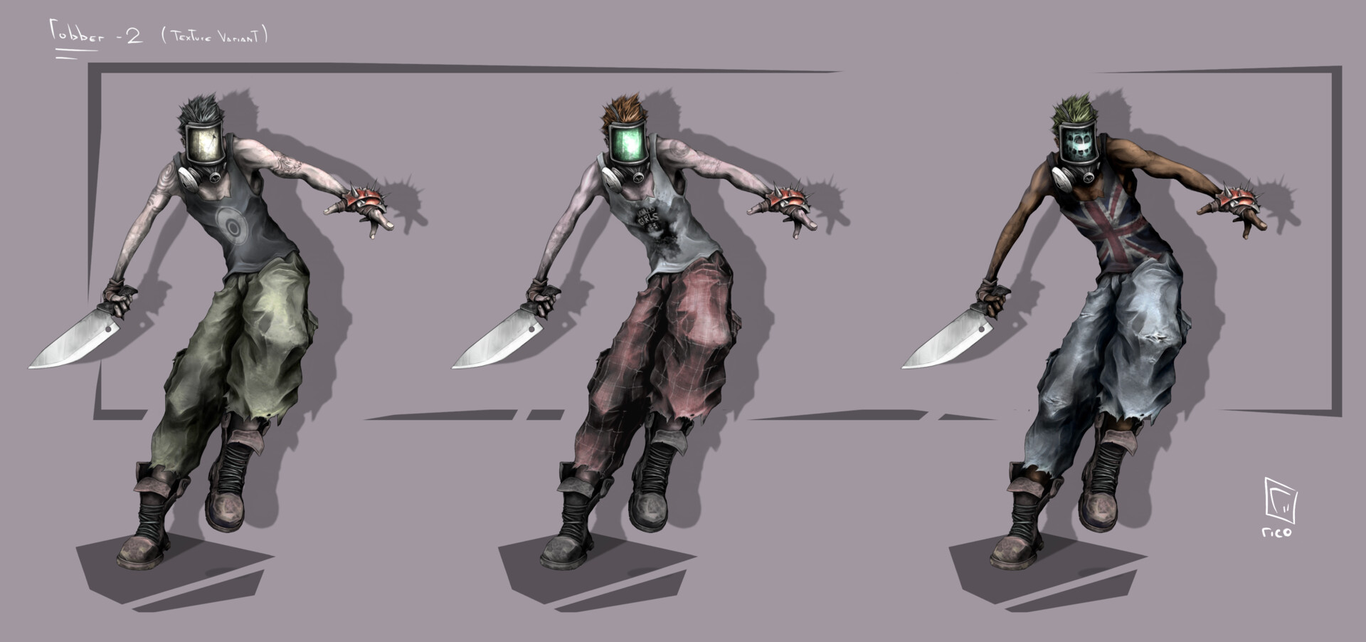 ArtStation - Robber 02 Textures