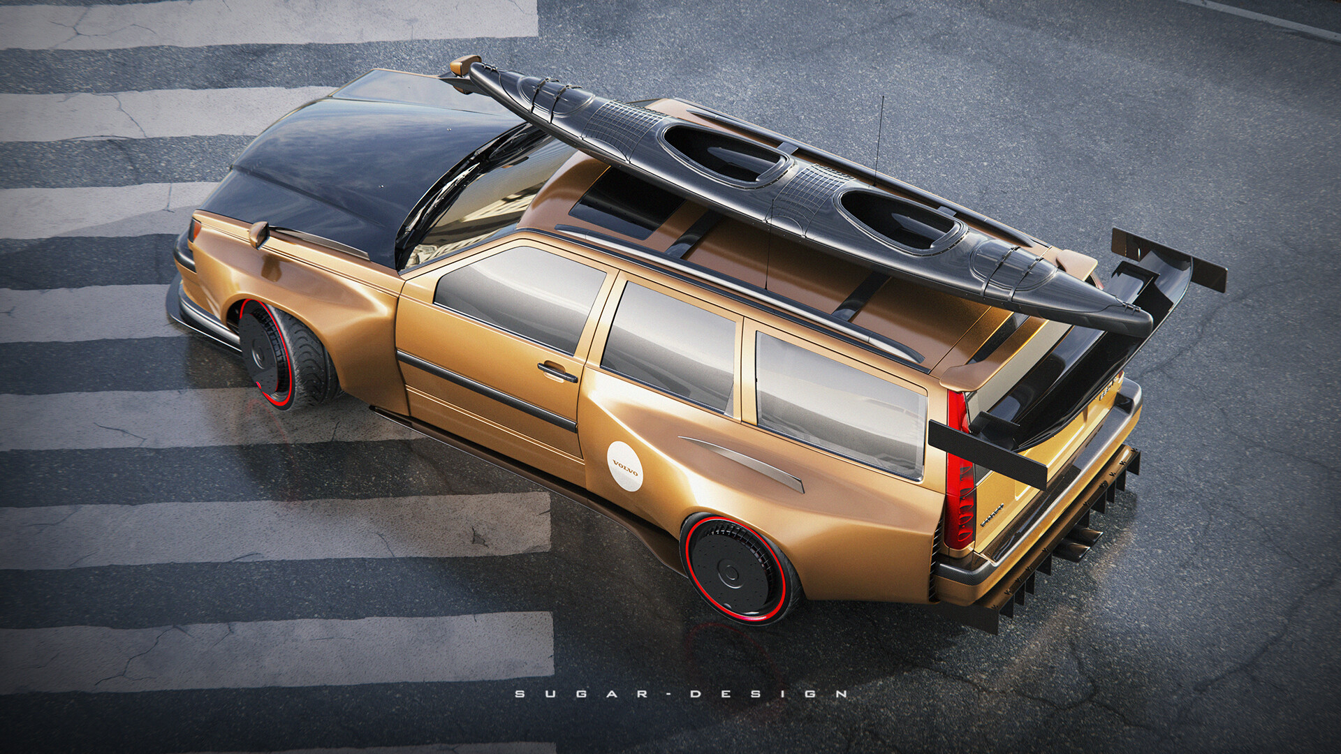 ArtStation - Volvo 850 Widebase