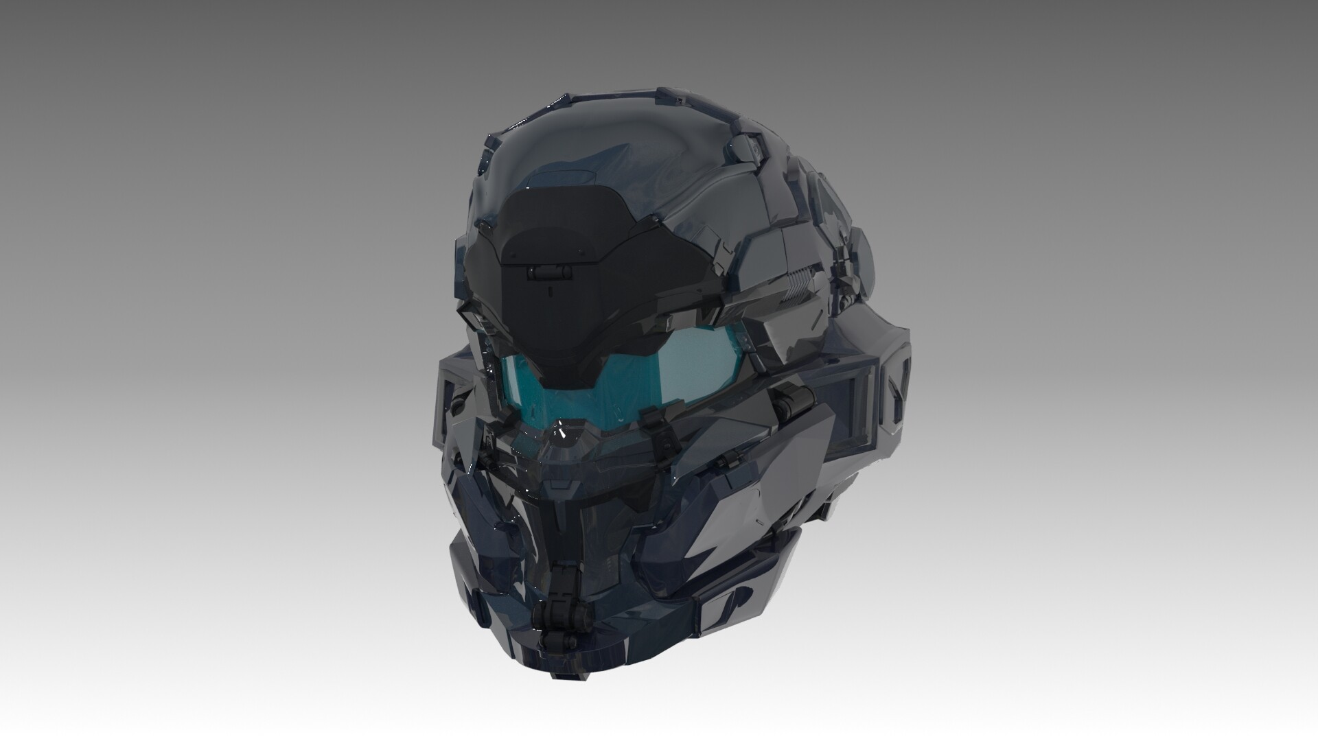 ArtStation - Halo 5 hunter helmet