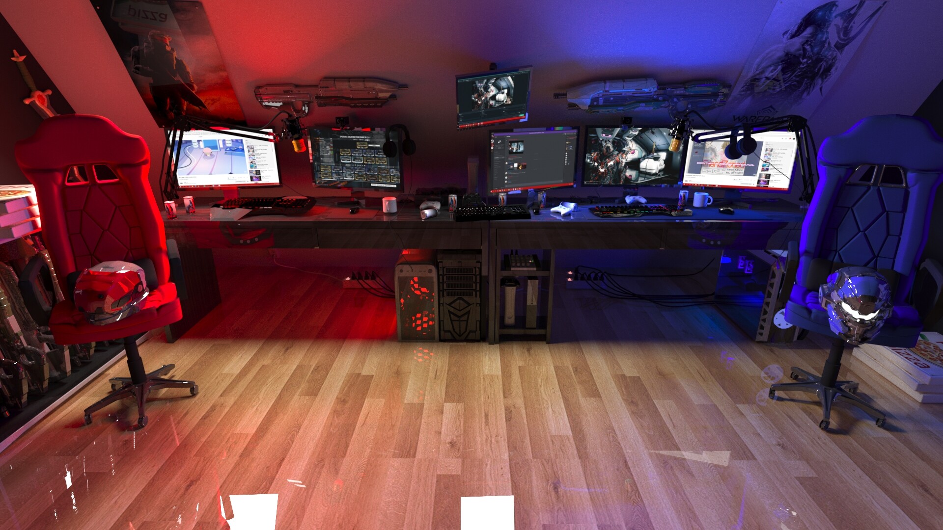 Ash - Gamer room one