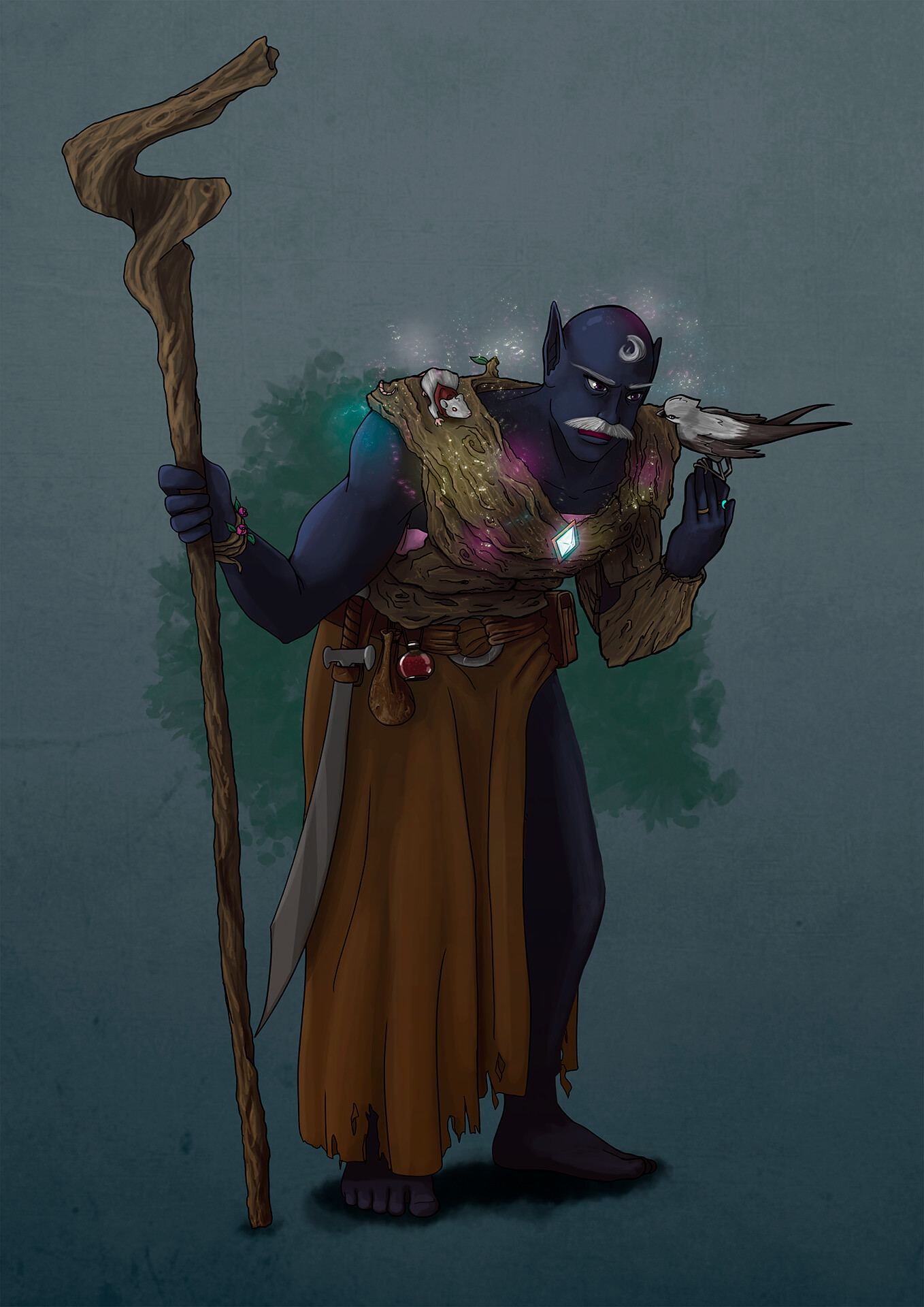 ArtStation - Drow Druid - Samba