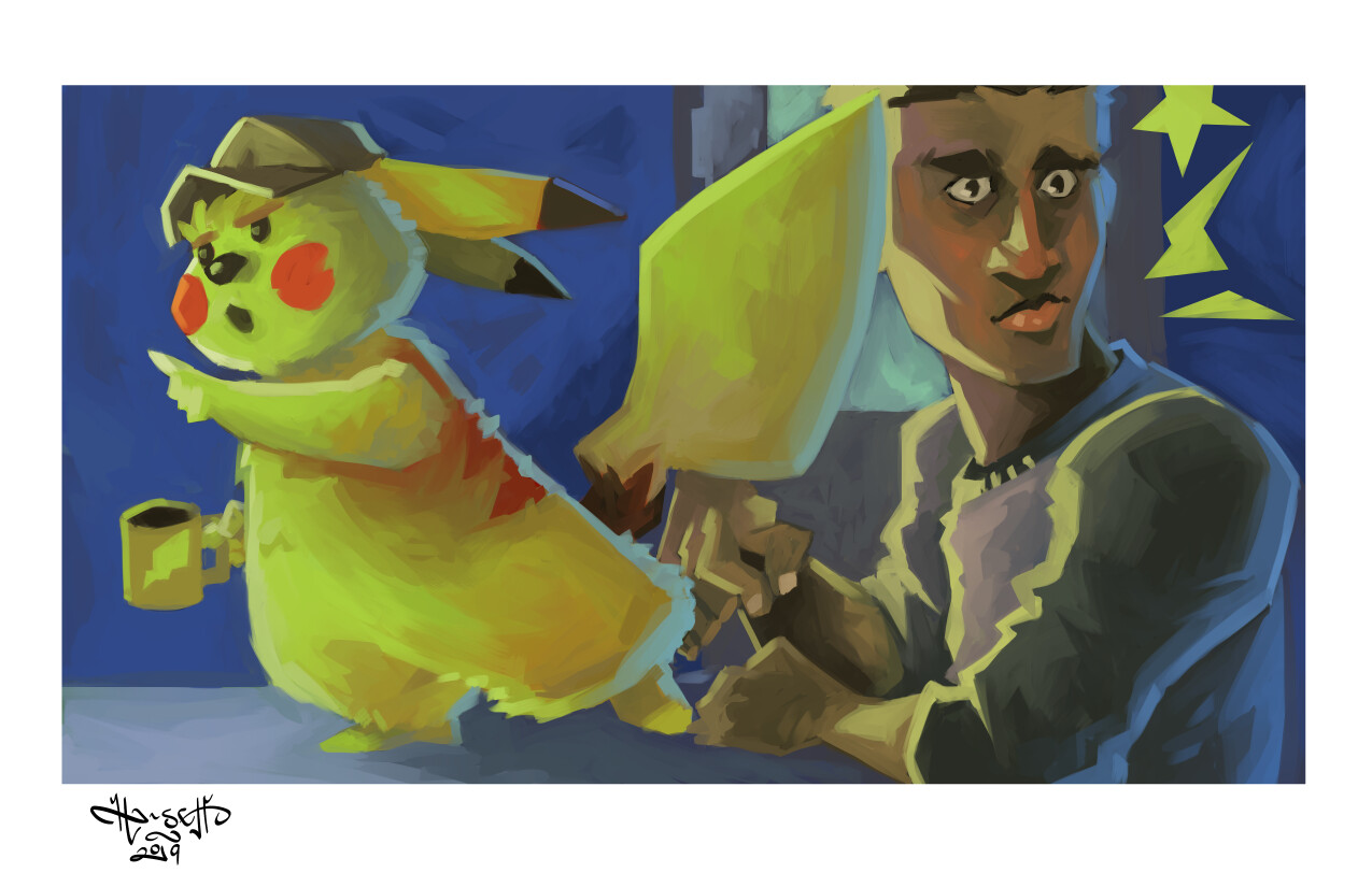 ArtStation - Detective Pikachu