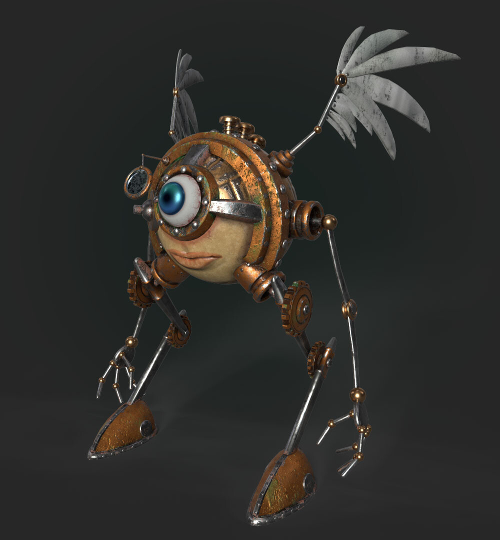 Antharias - Modron - D&D Fanart