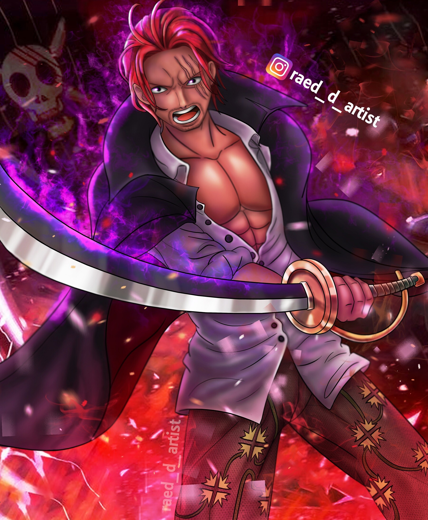 ArtStation - Shanks - One piece Making off