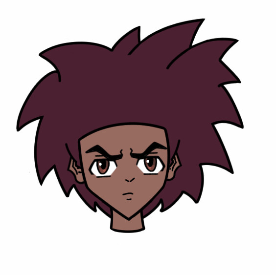 How To Draw Huey Freeman Face