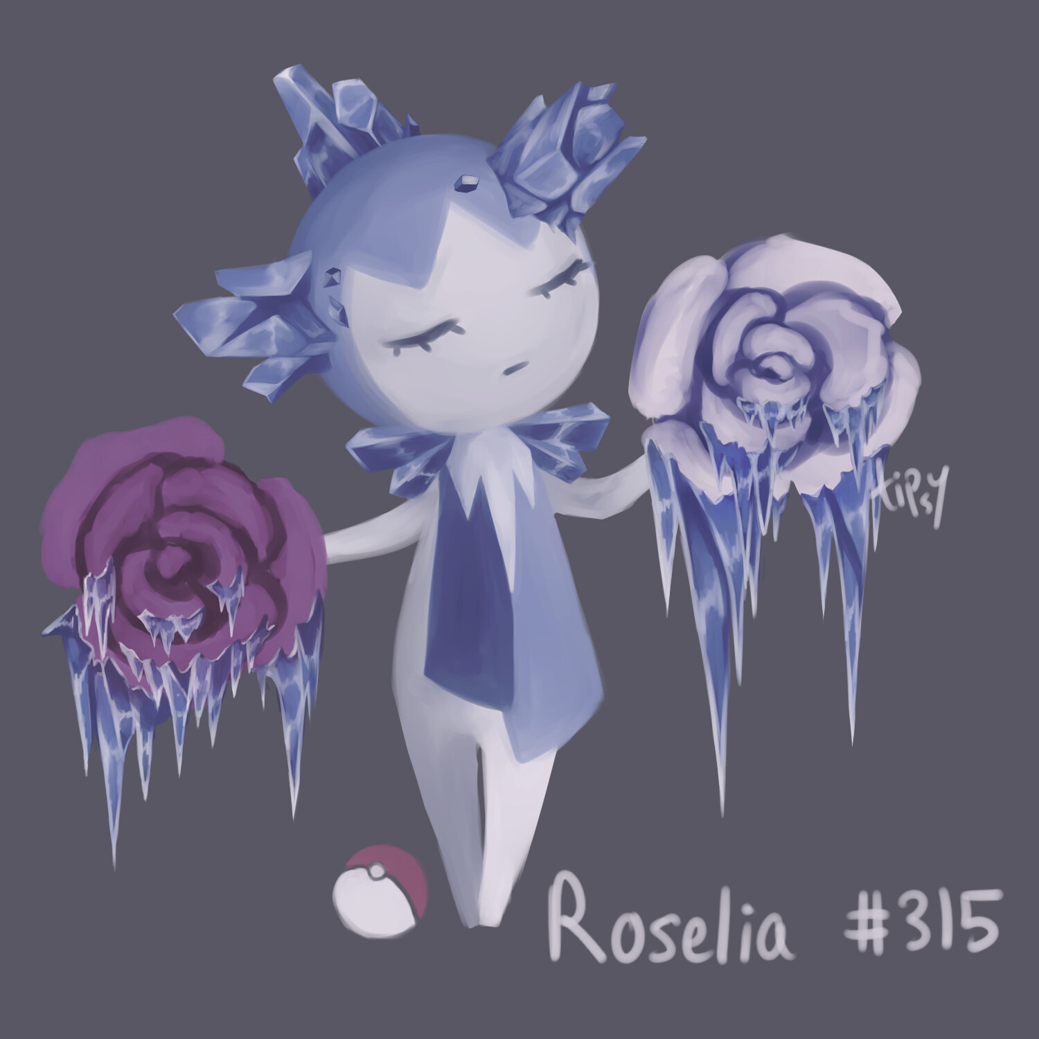 tipsytrains - Ice Type Roselia