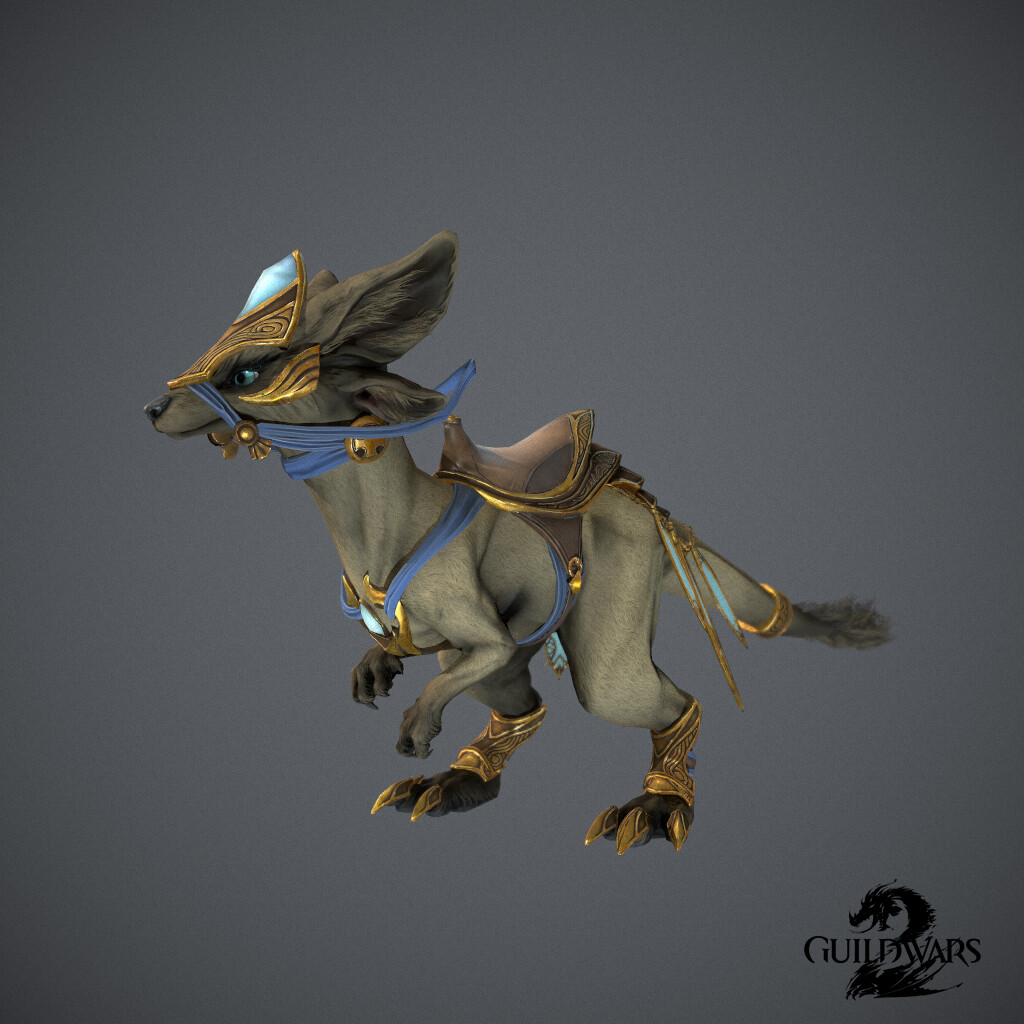 Nate Baerwald - GW2 Gallant Lightbearer Raptor Skin