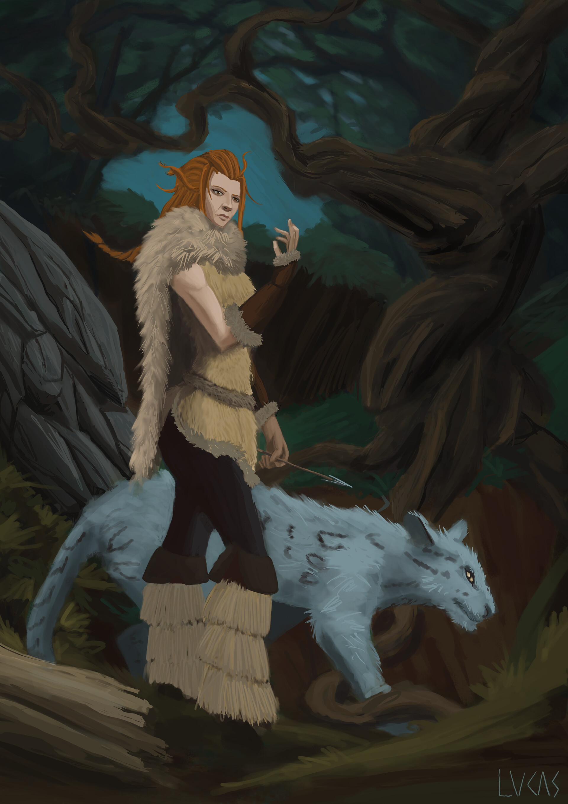 ArtStation - H'aanit, The Hunter