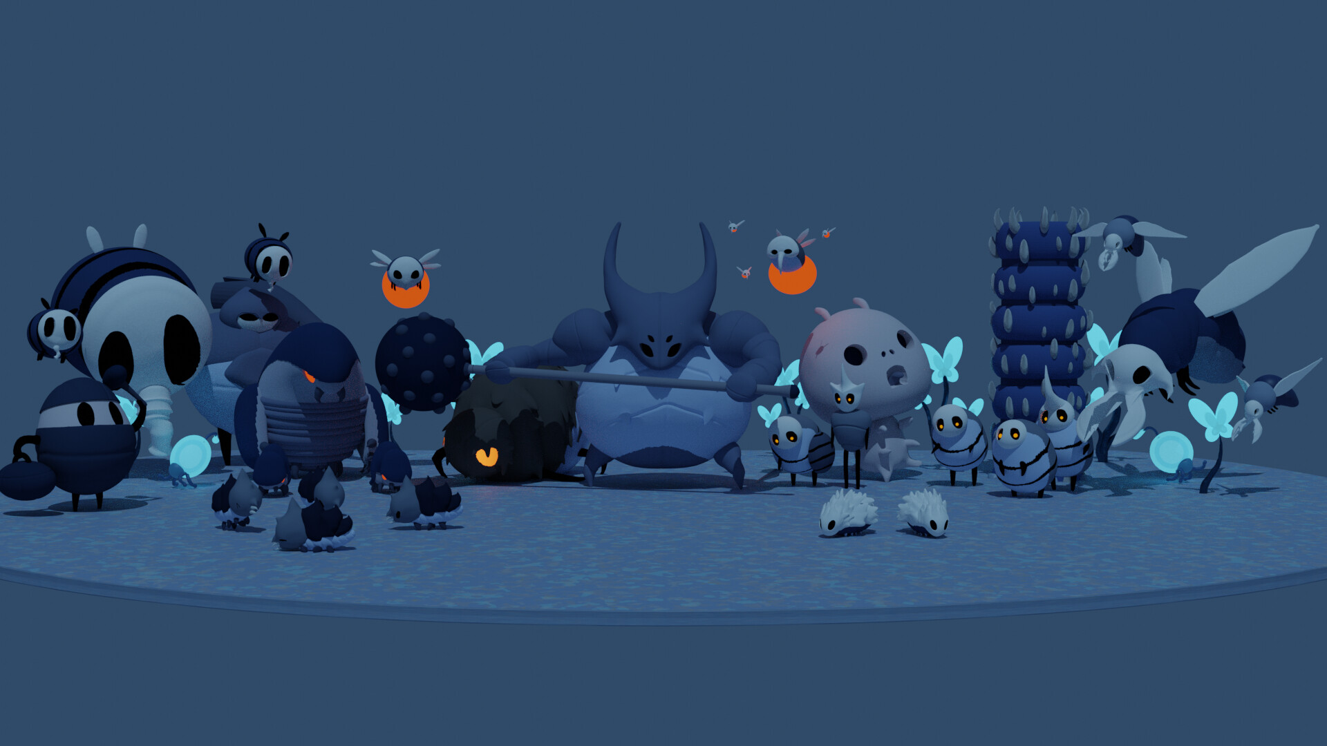 ArtStation - Hollow Knight - Forgotten Crossroads