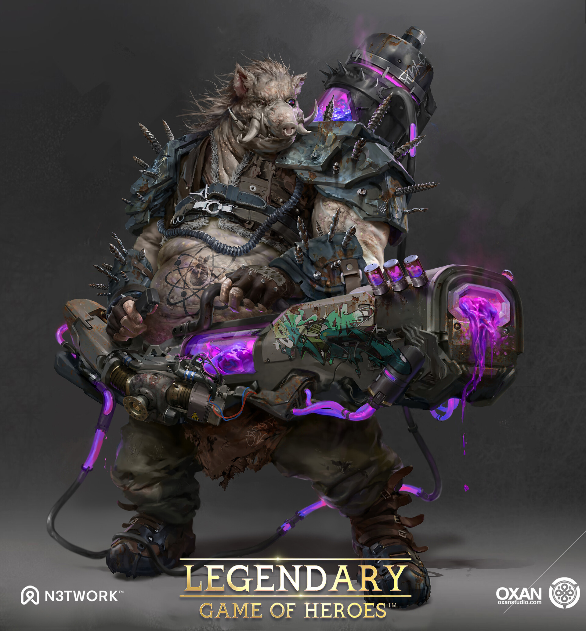 oxan-studio-dark-wastelandboar-f.jpg (1920×2067)-花瓣网