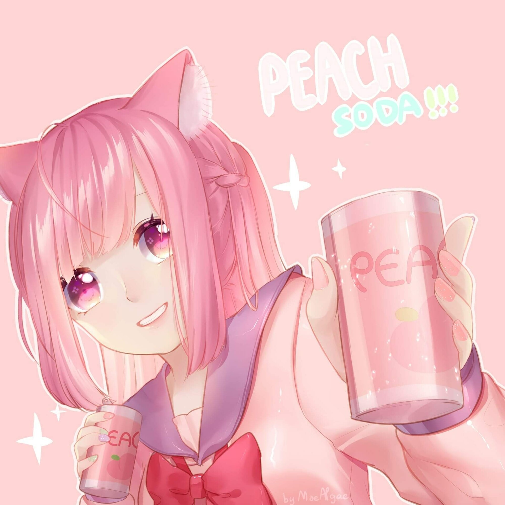 Mae Algae - OC NYANDONO WITH PEACH"Y" SODA