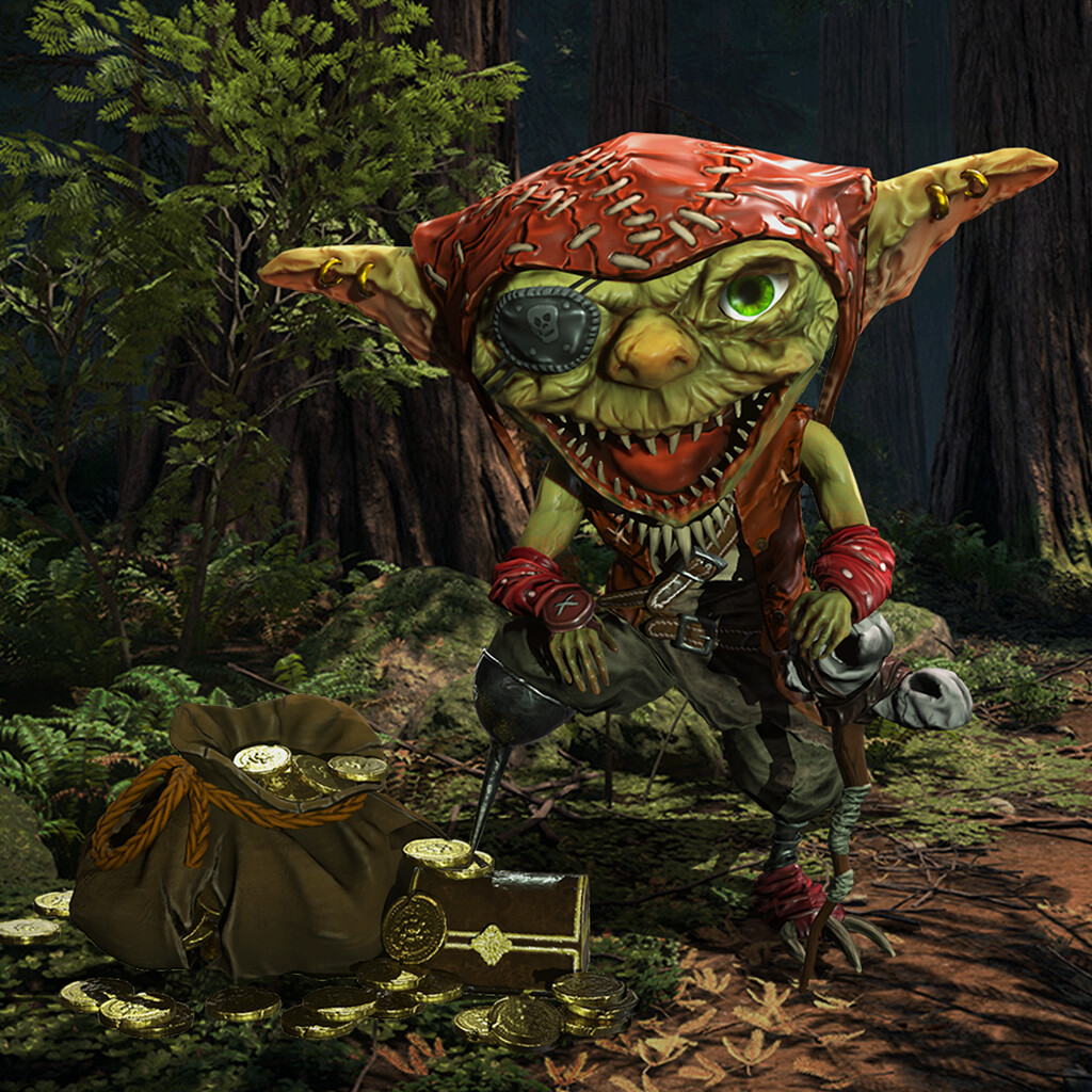 ArtStation - Goblin in woods