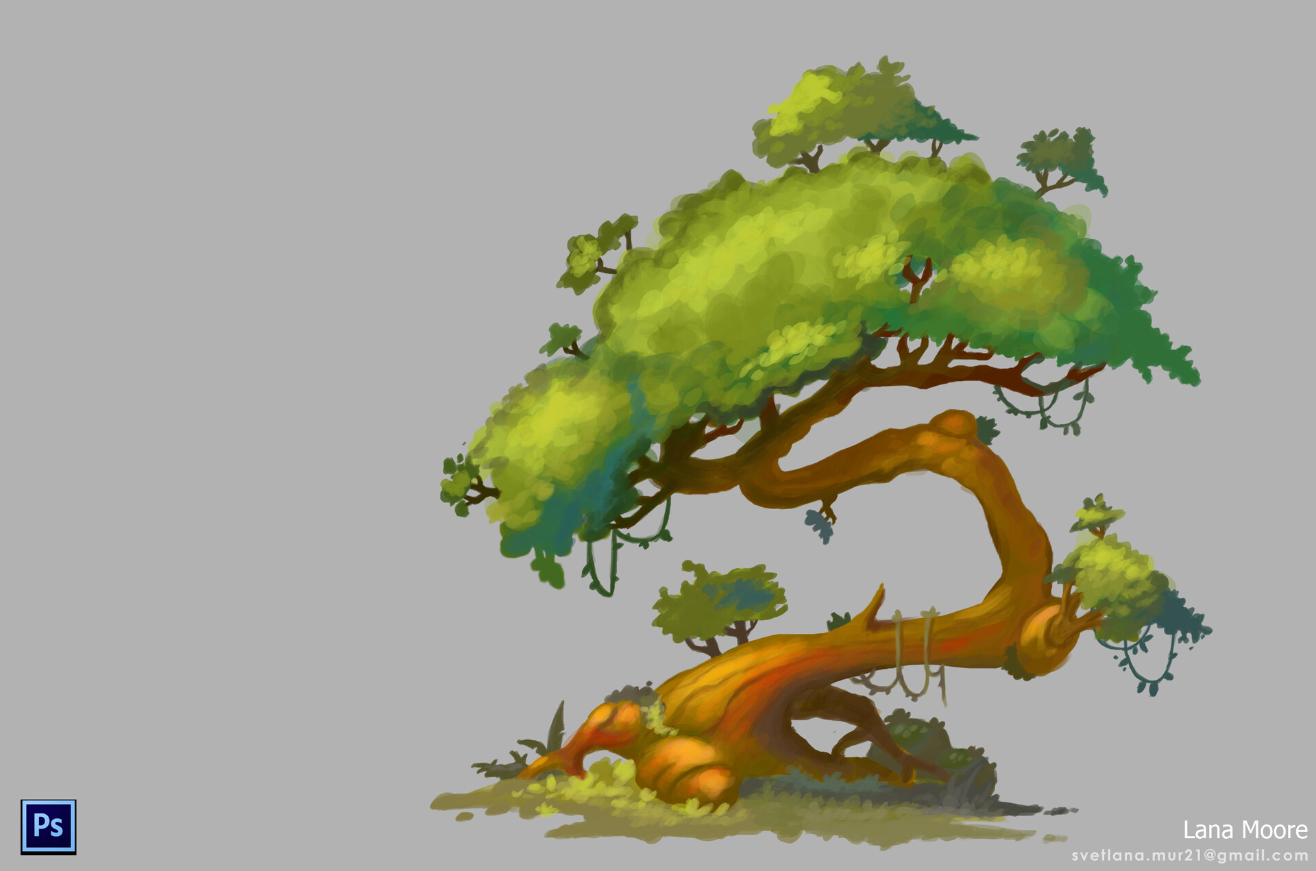 ArtStation - Tree illustration