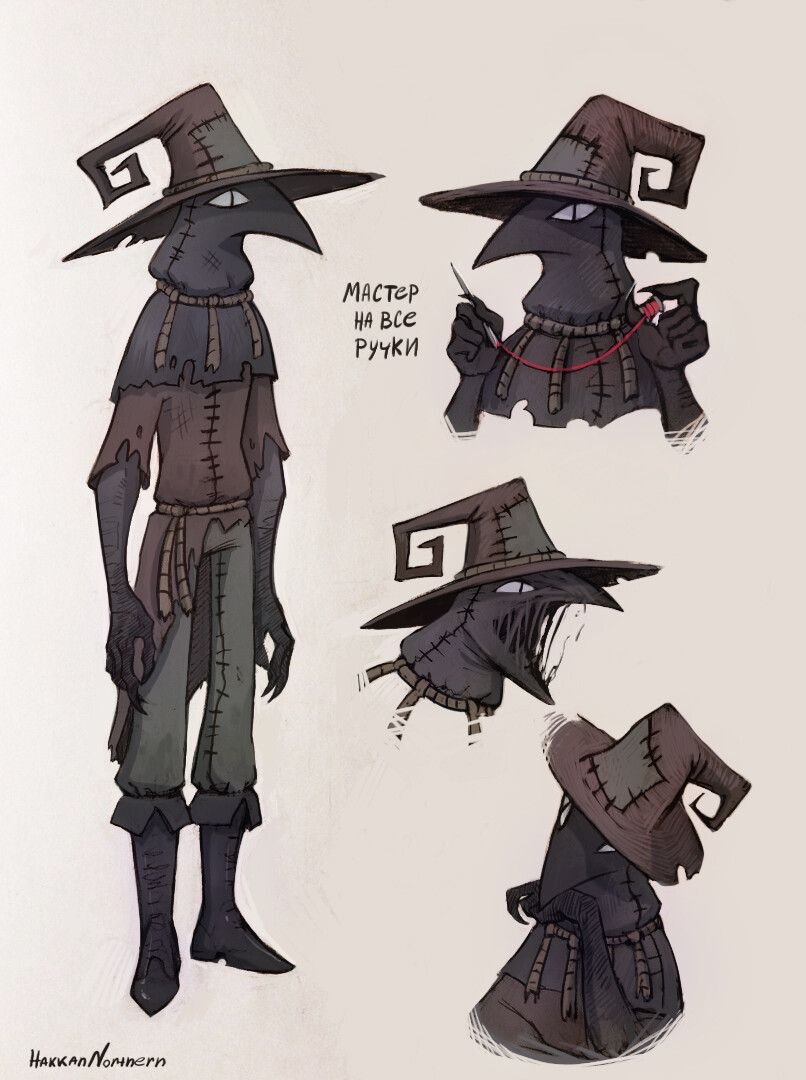ArtStation - raven scarecrow