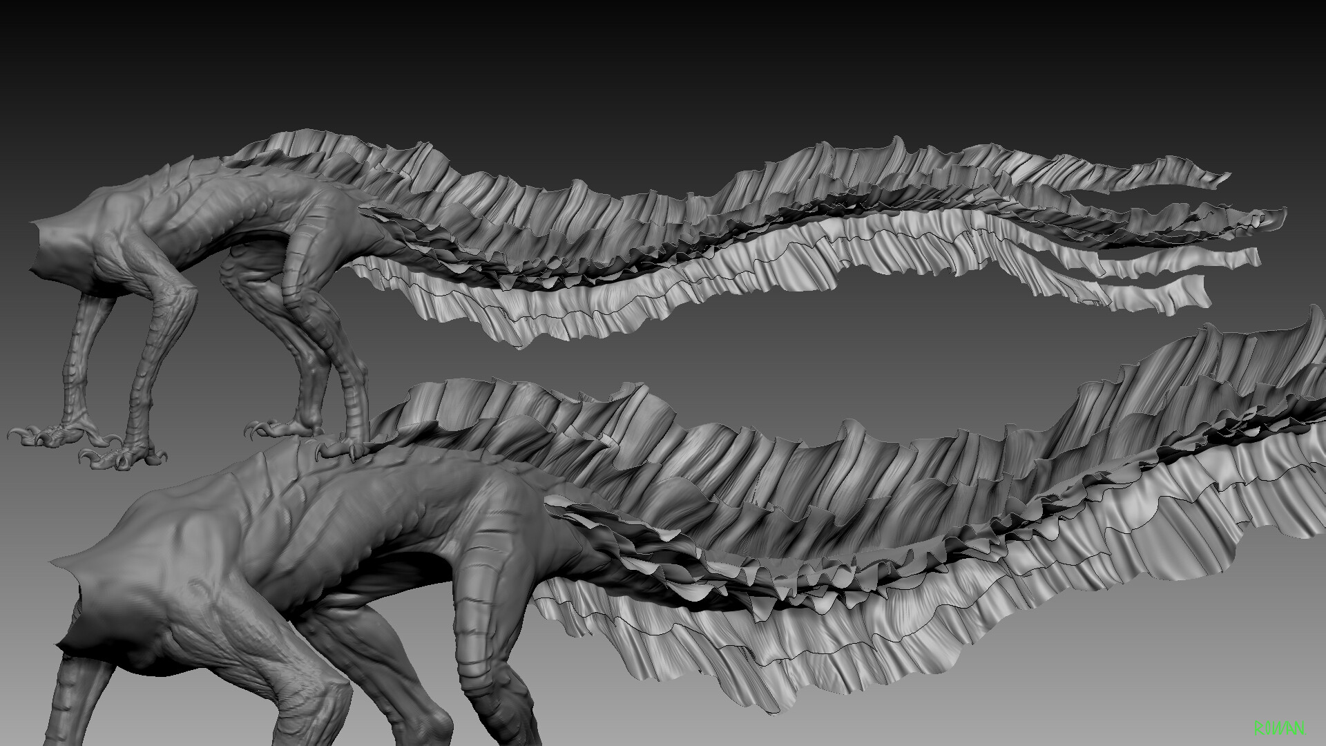 Sam Rowan - Fantastic Beast 2 : Crime of Grindelwald - Zouwu Concept art