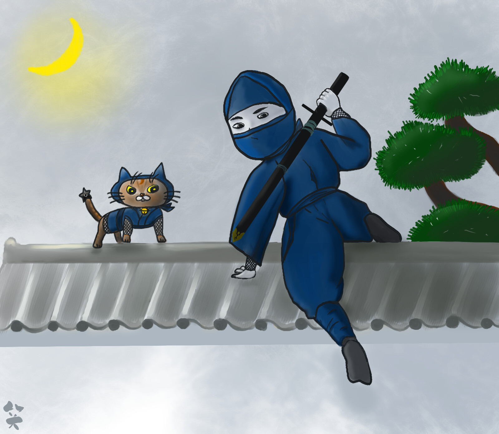 ArtStation - neko-ninja(yuru-chara)