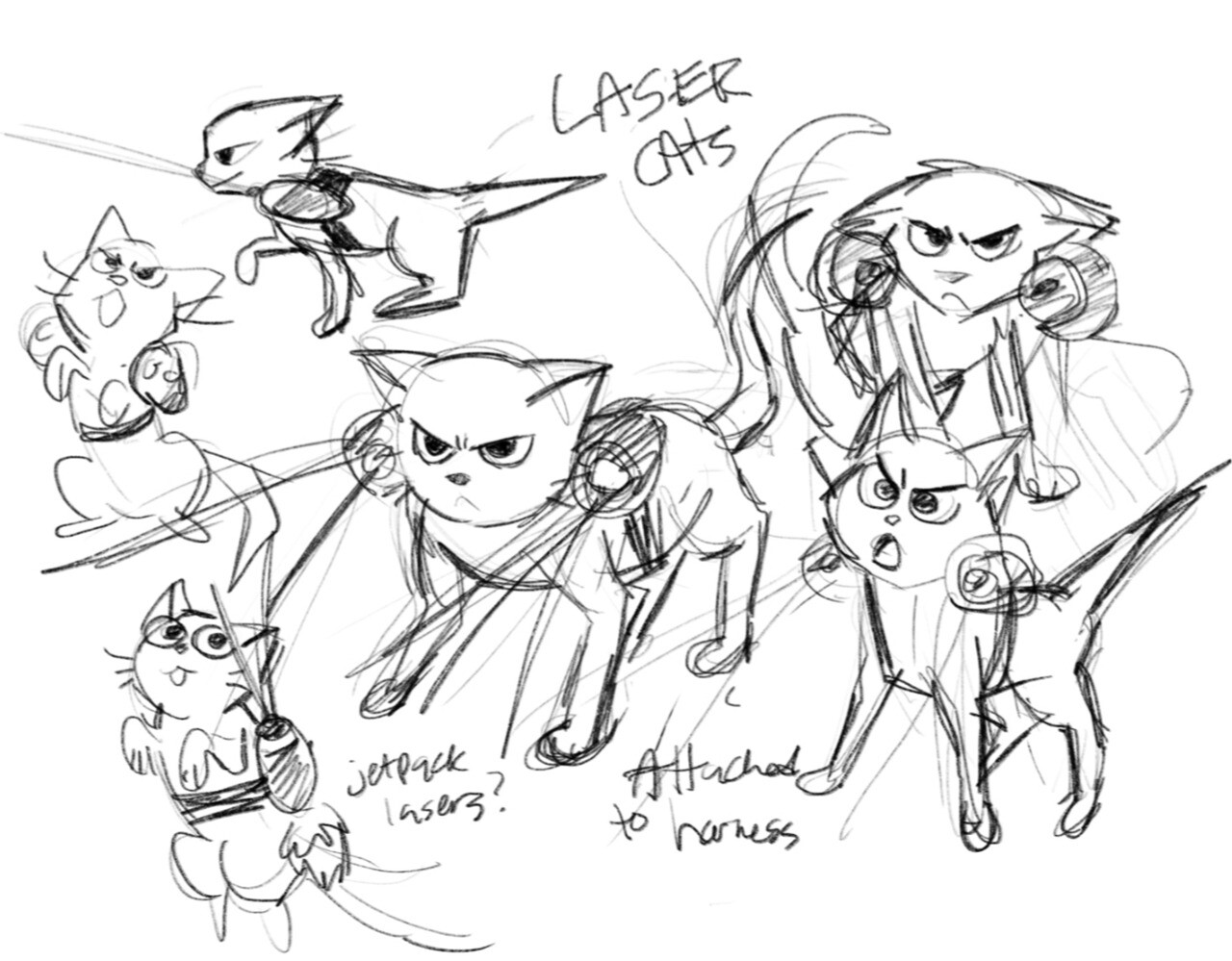 ArtStation - Laser cats