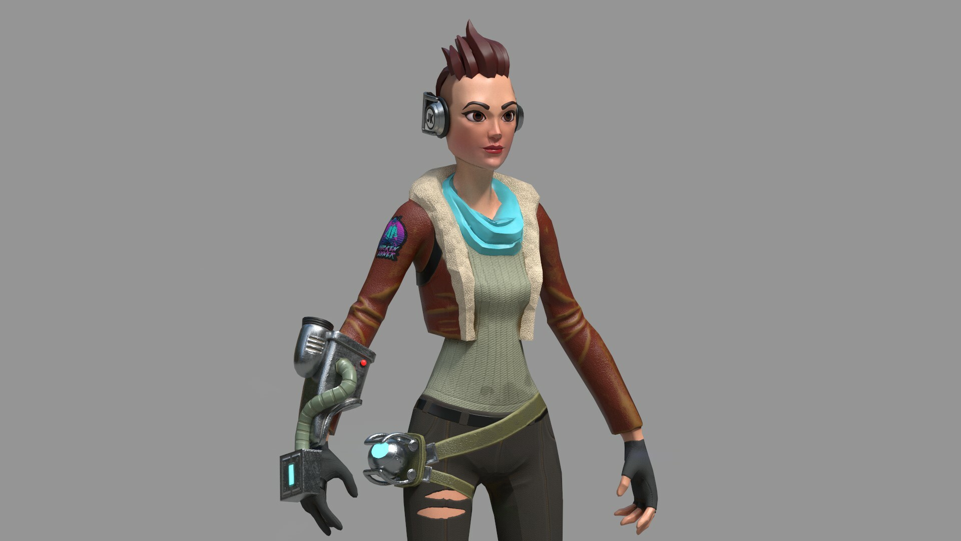 ArtStation - FANART Fortnite - Female Outlander