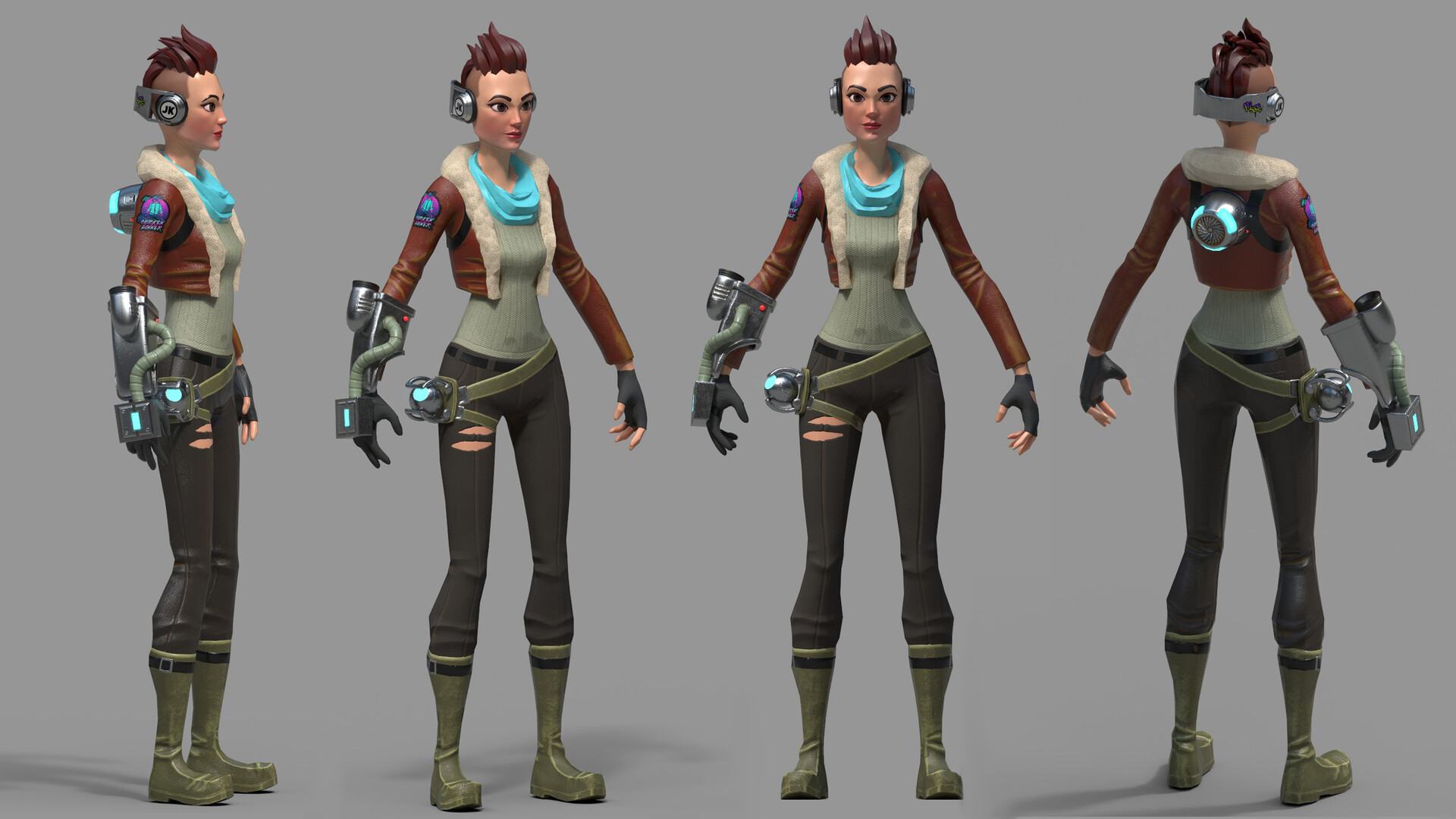 Jagrut Kaptan - FANART Fortnite - Female Outlander