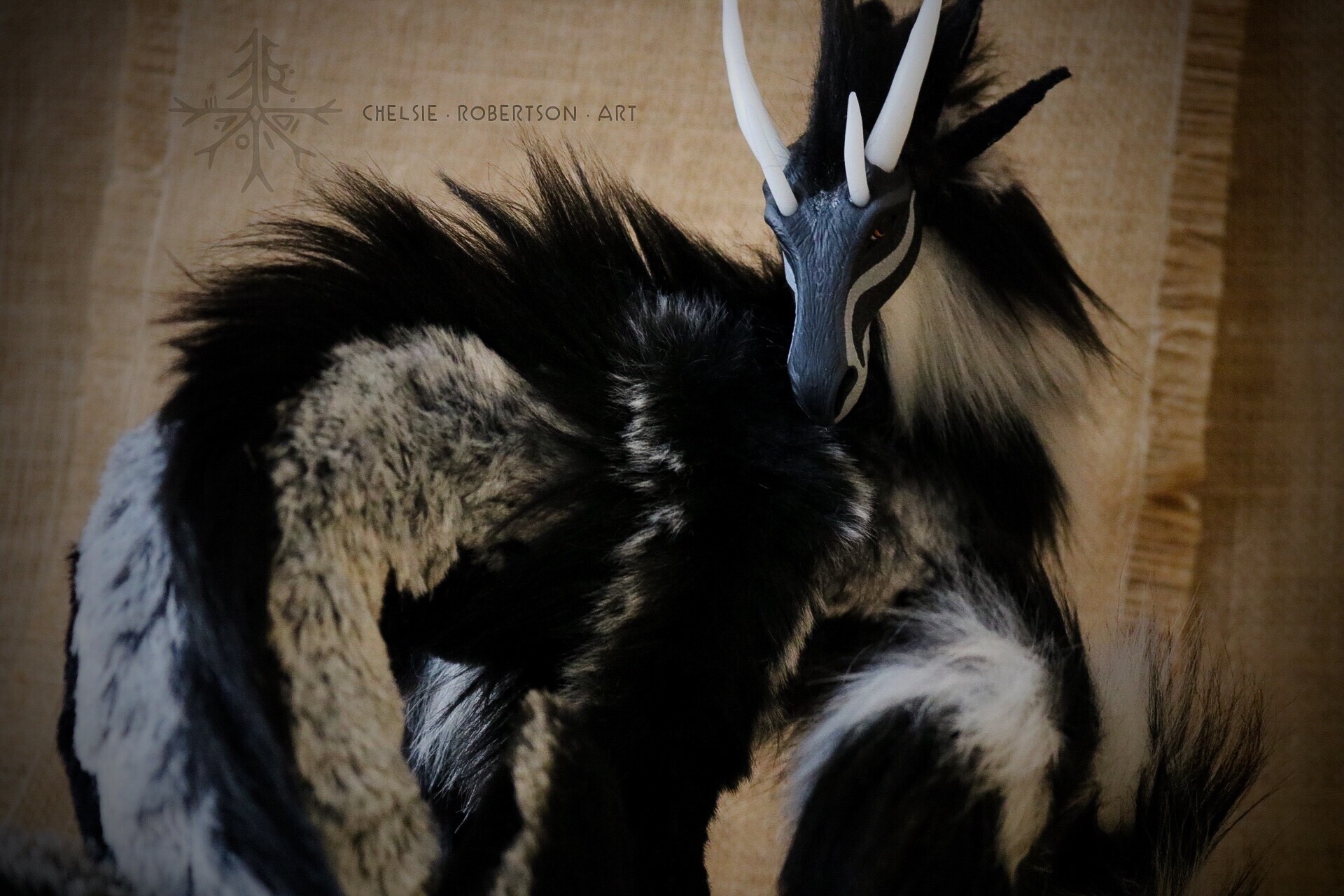 ArtStation - Mystic Silverback Shadow Dragon OOAK Artdoll