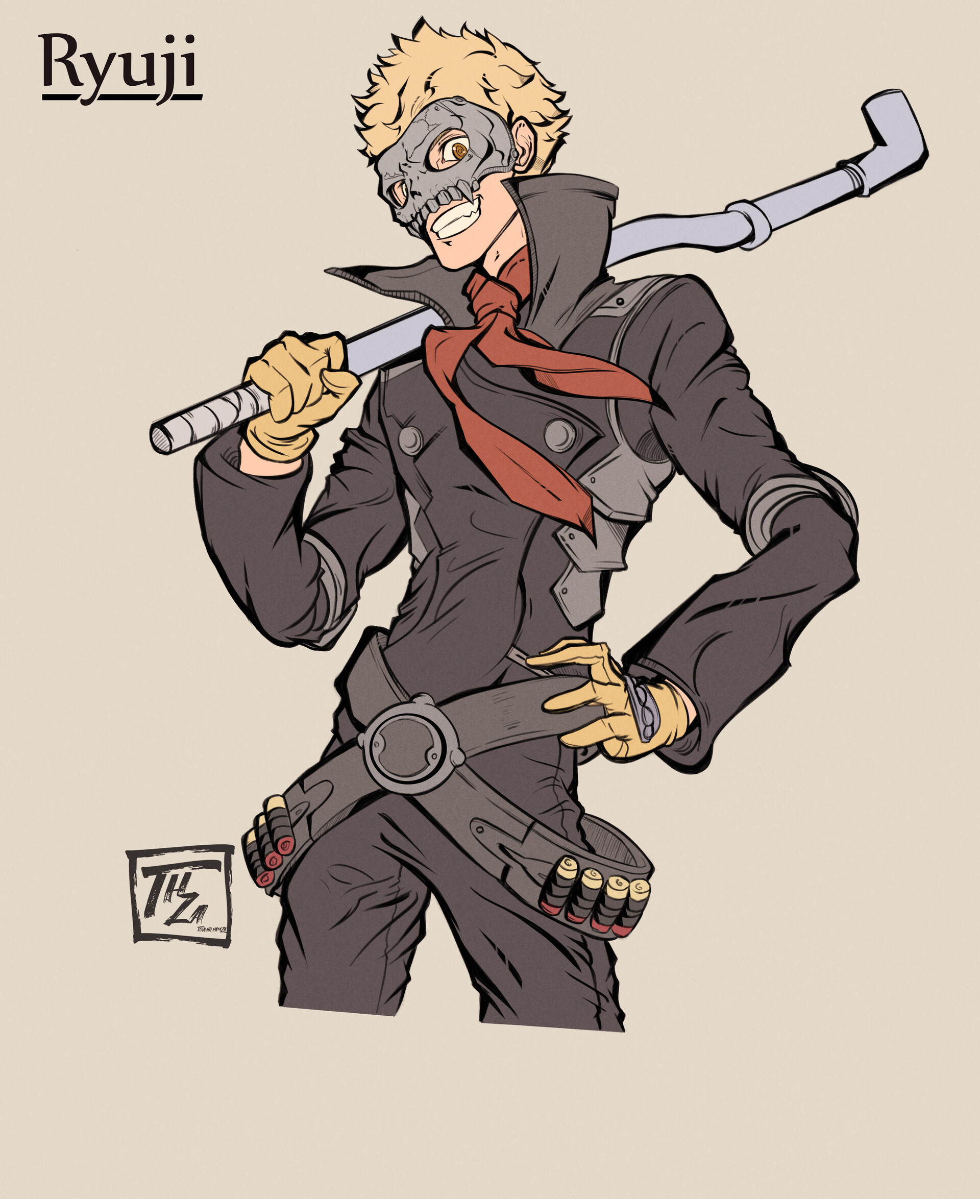 Hamza Touijri - Ryuji Character Art