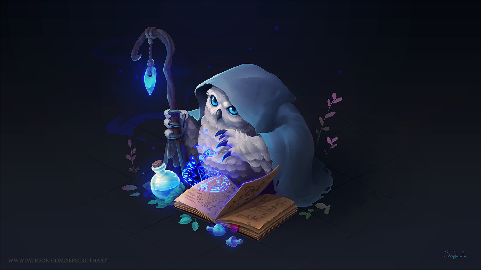 ArtStation - Owl Shaman