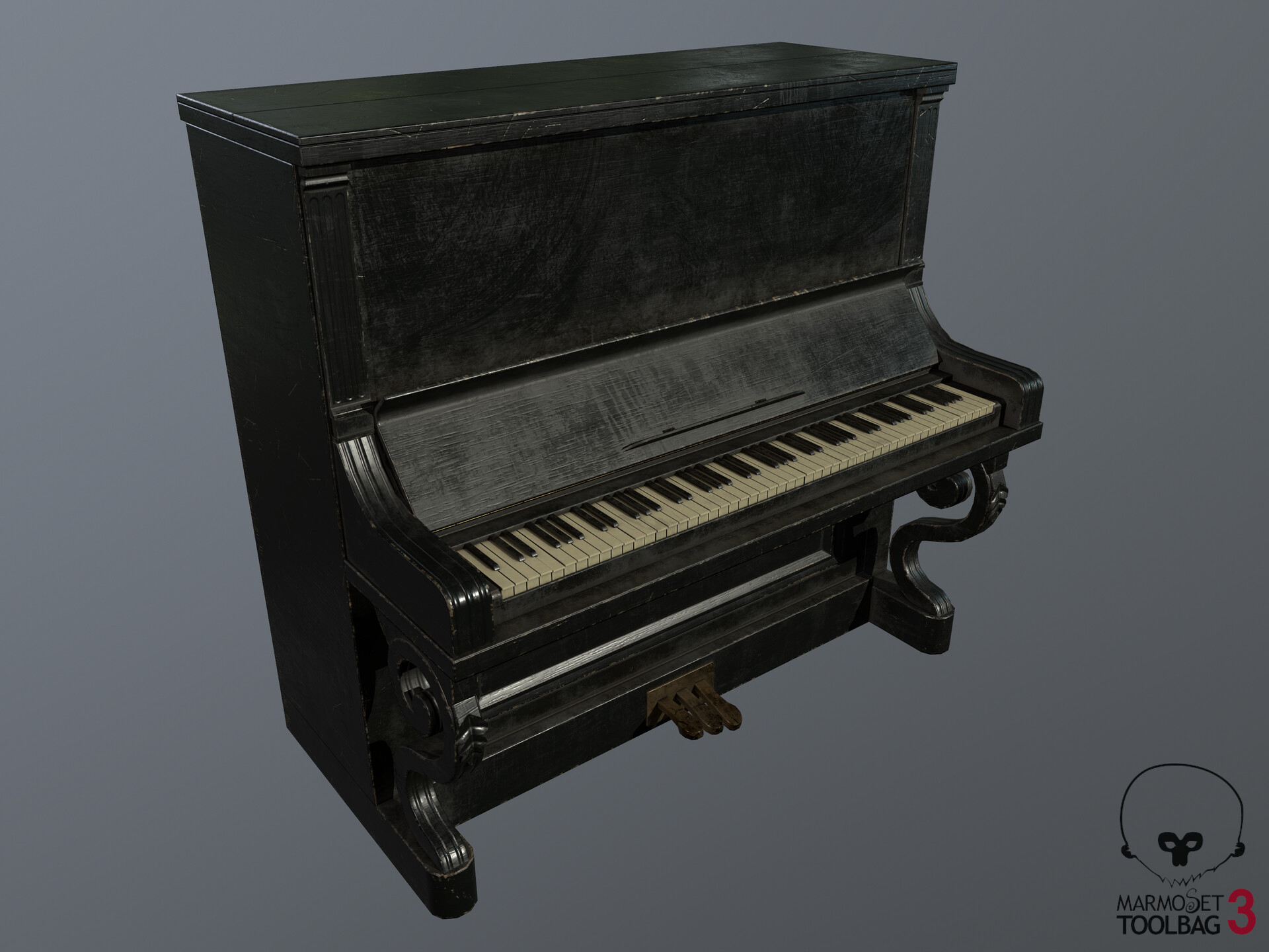 ArtStation - Old Piano