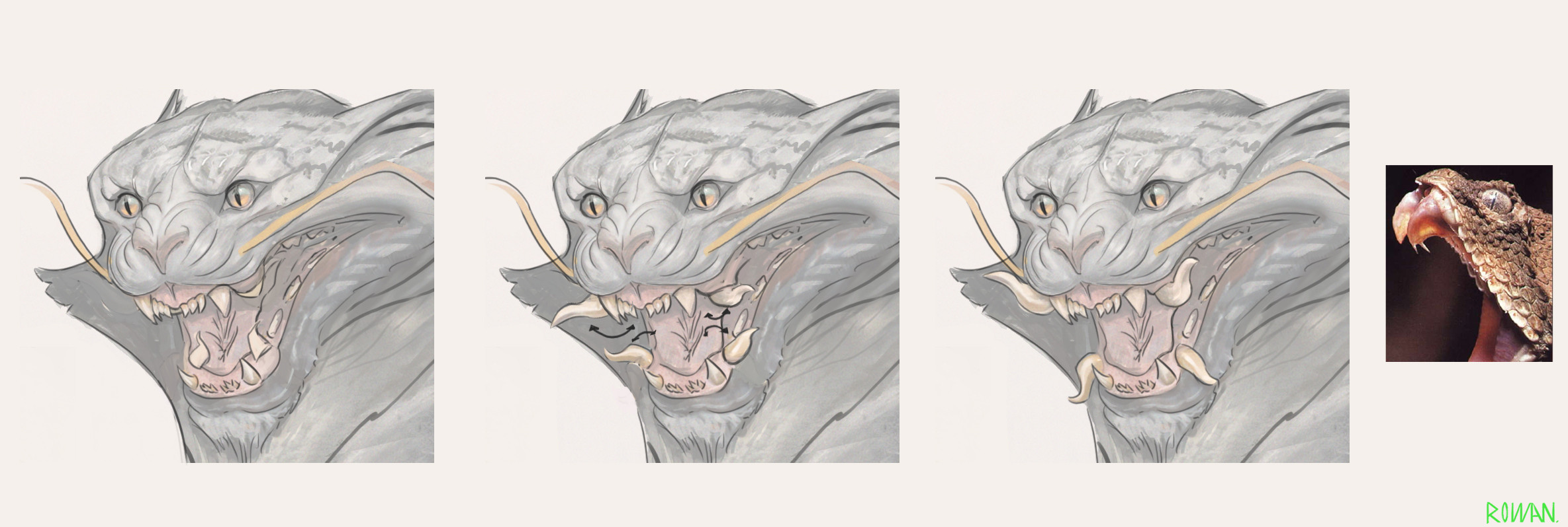 Sam Rowan - Fantastic Beast 2 : Crime of Grindelwald - Zouwu Concept art