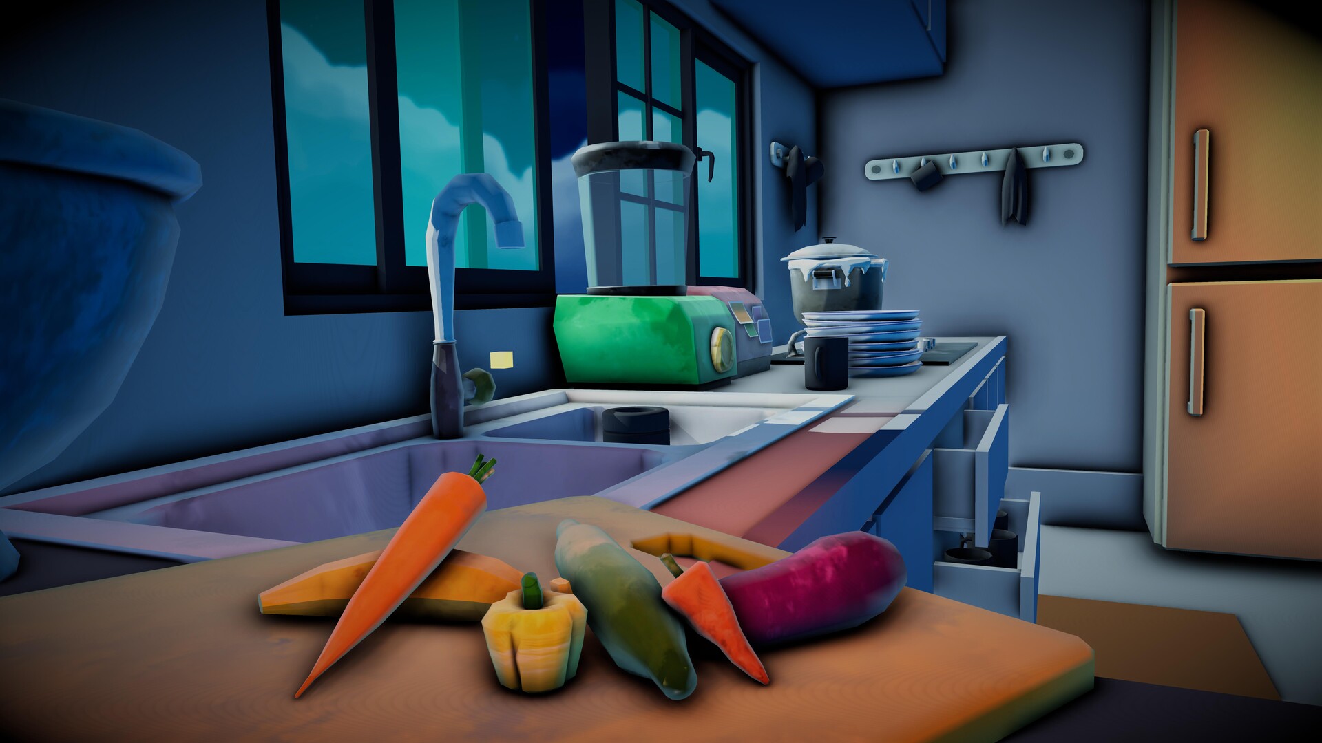 ArtStation - Stylized Kitchen