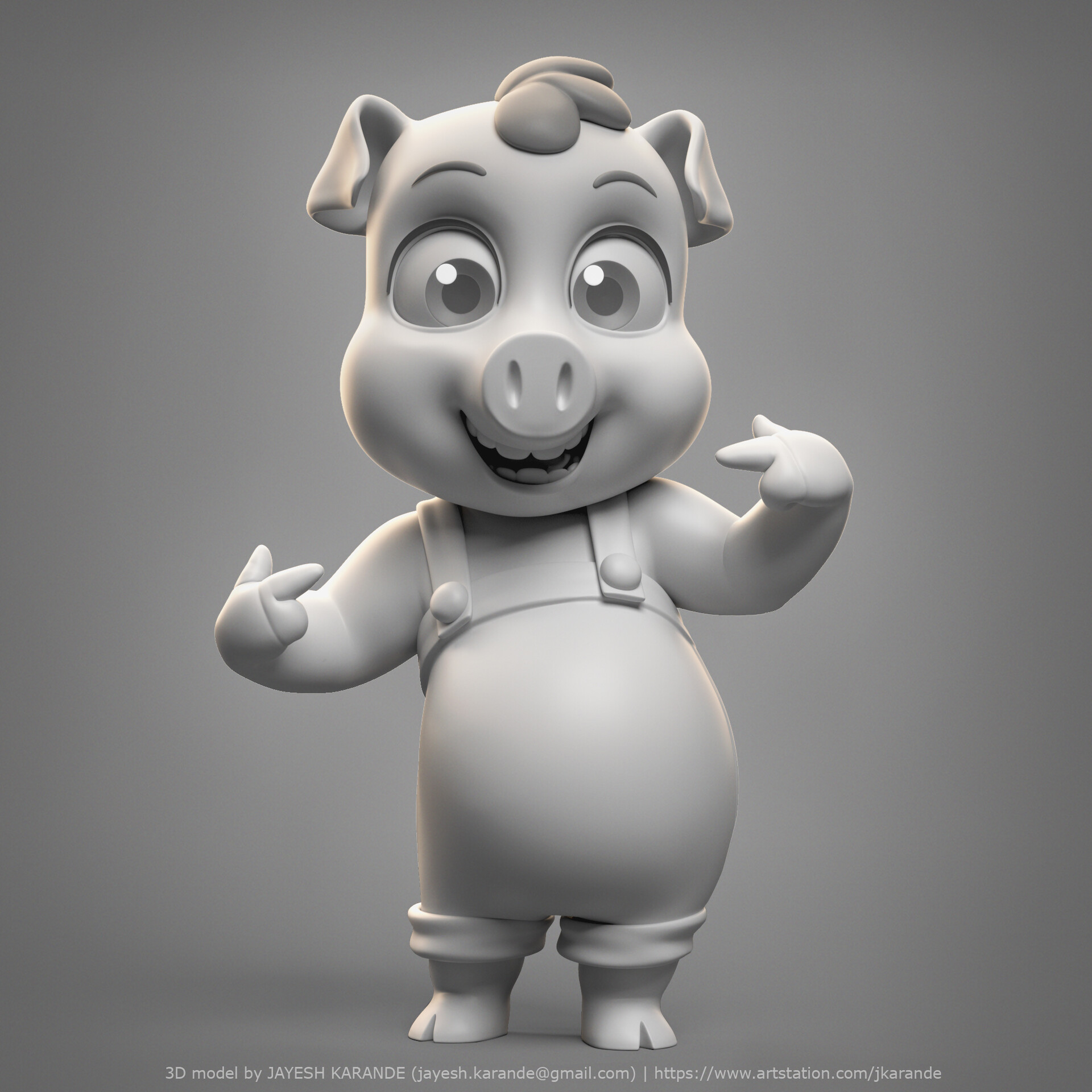 ArtStation - WWT- Piglet