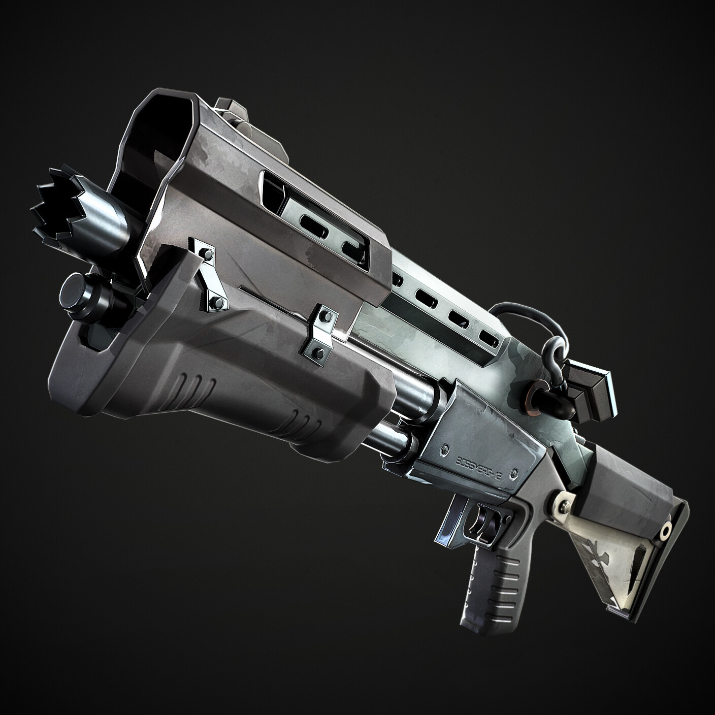 ArtStation - Tacticool shotgun (Fortnite fan art)