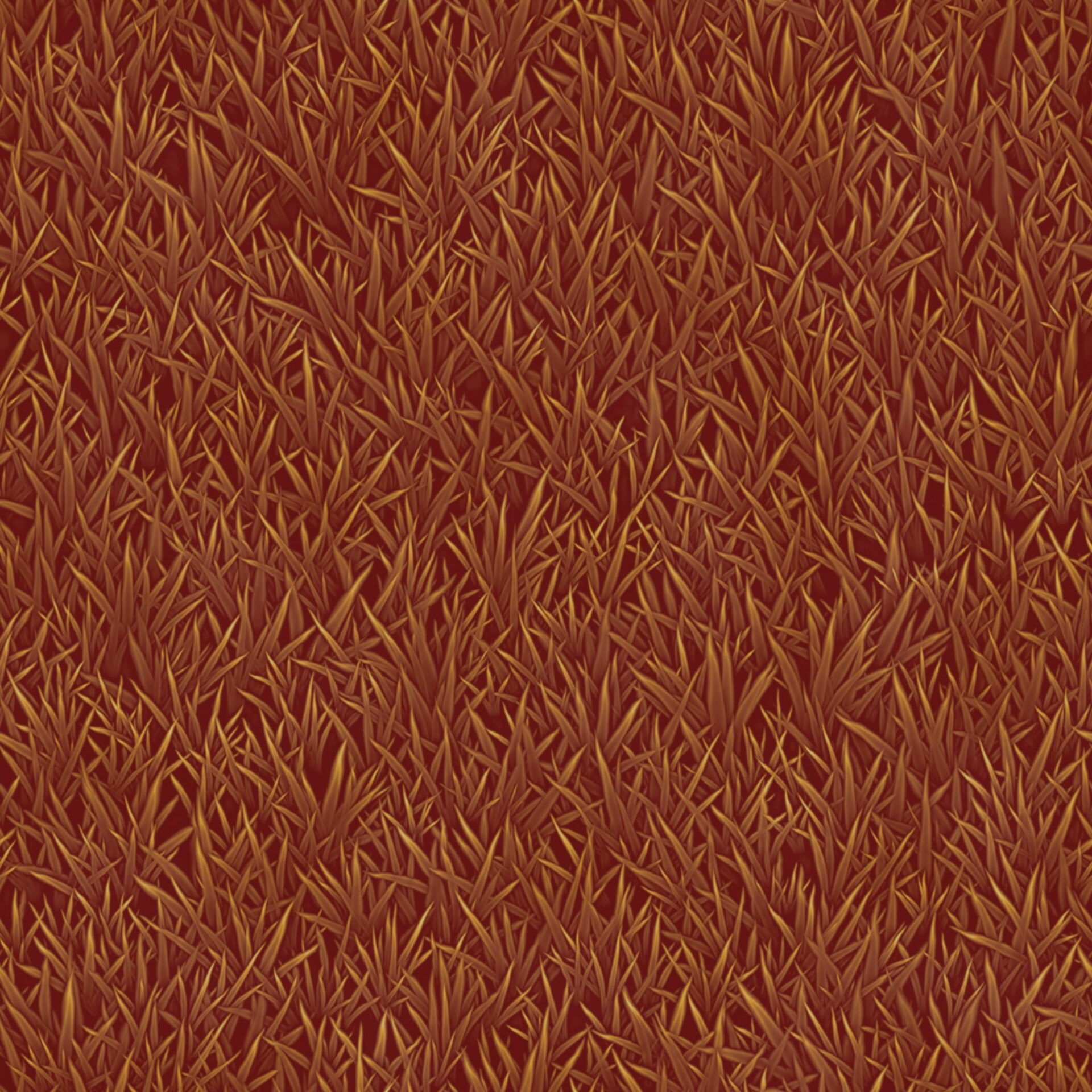 ArtStation - Stylized Red Grass