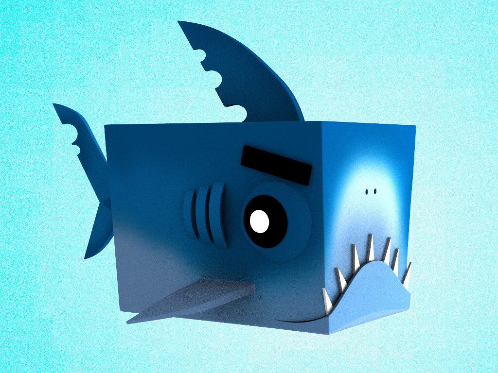 ArtStation - Cube Shark