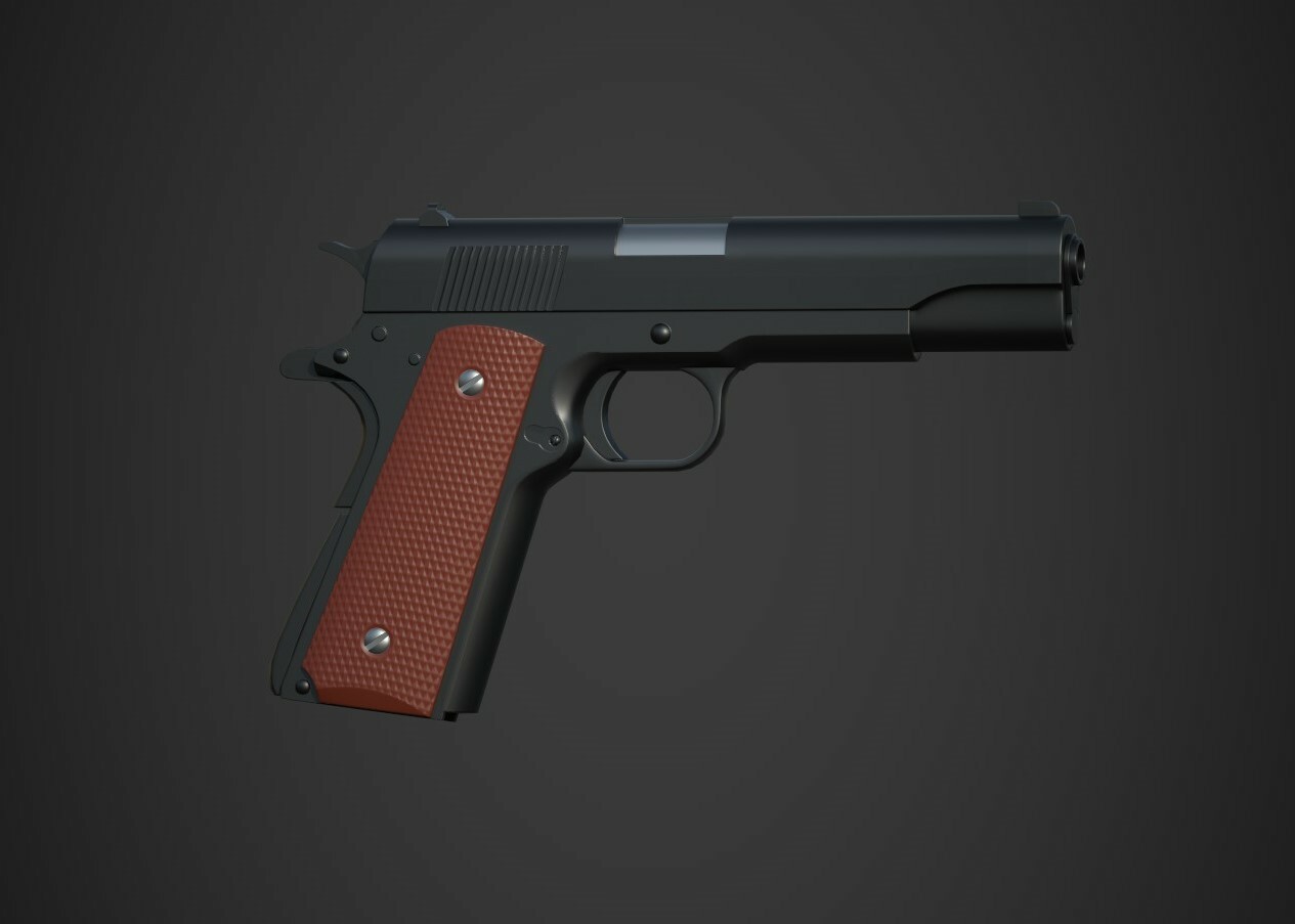 ArtStation - M1911 Pistol
