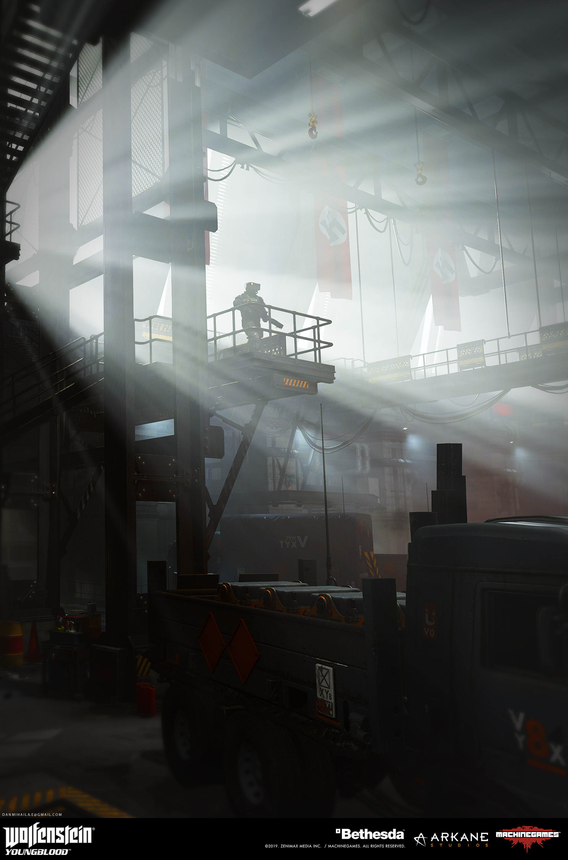 Dan Mihaila - Wolfenstein Youngblood: Transporthalle