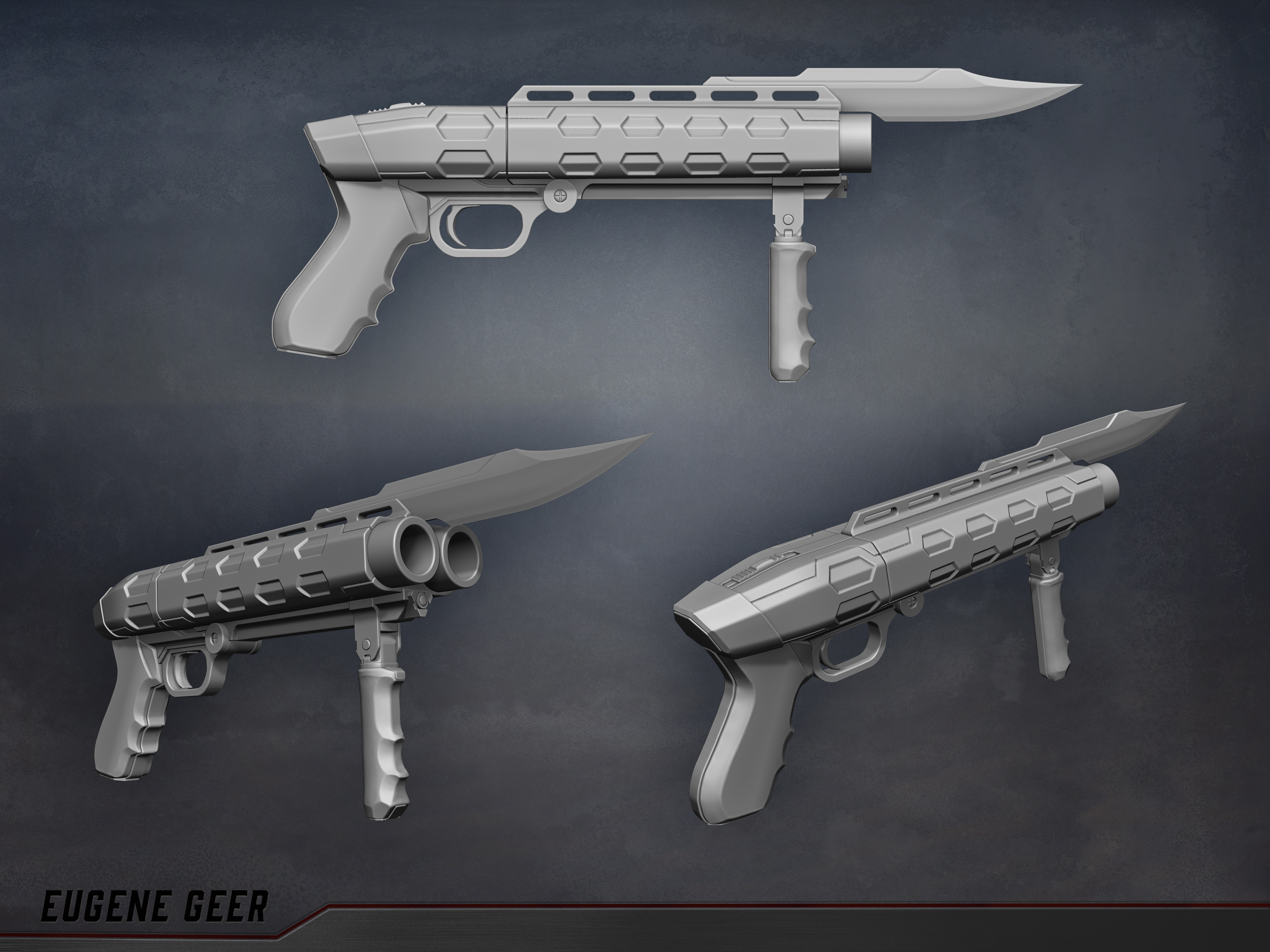 Eugene Geer - Double Barrel Super-Shorty Shotgun