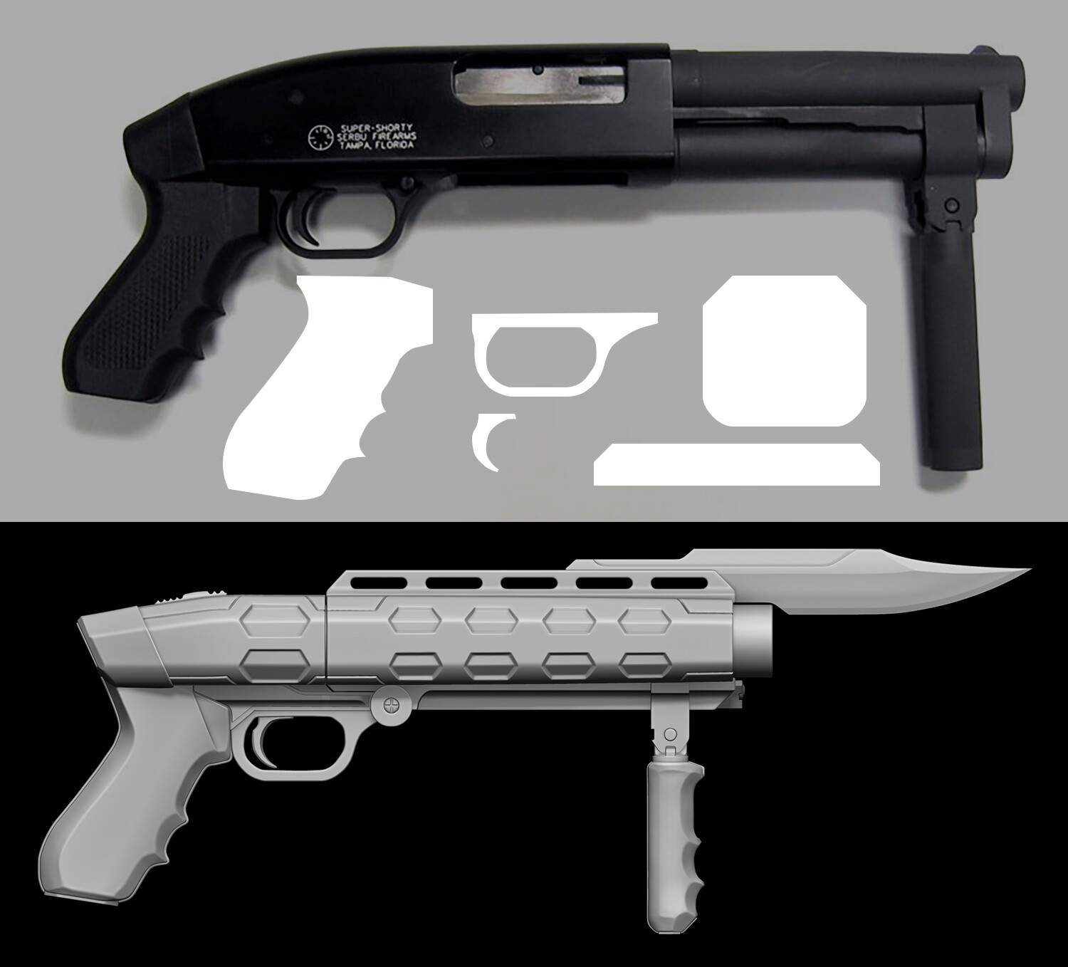 Eugene Geer - Double Barrel Super-Shorty Shotgun